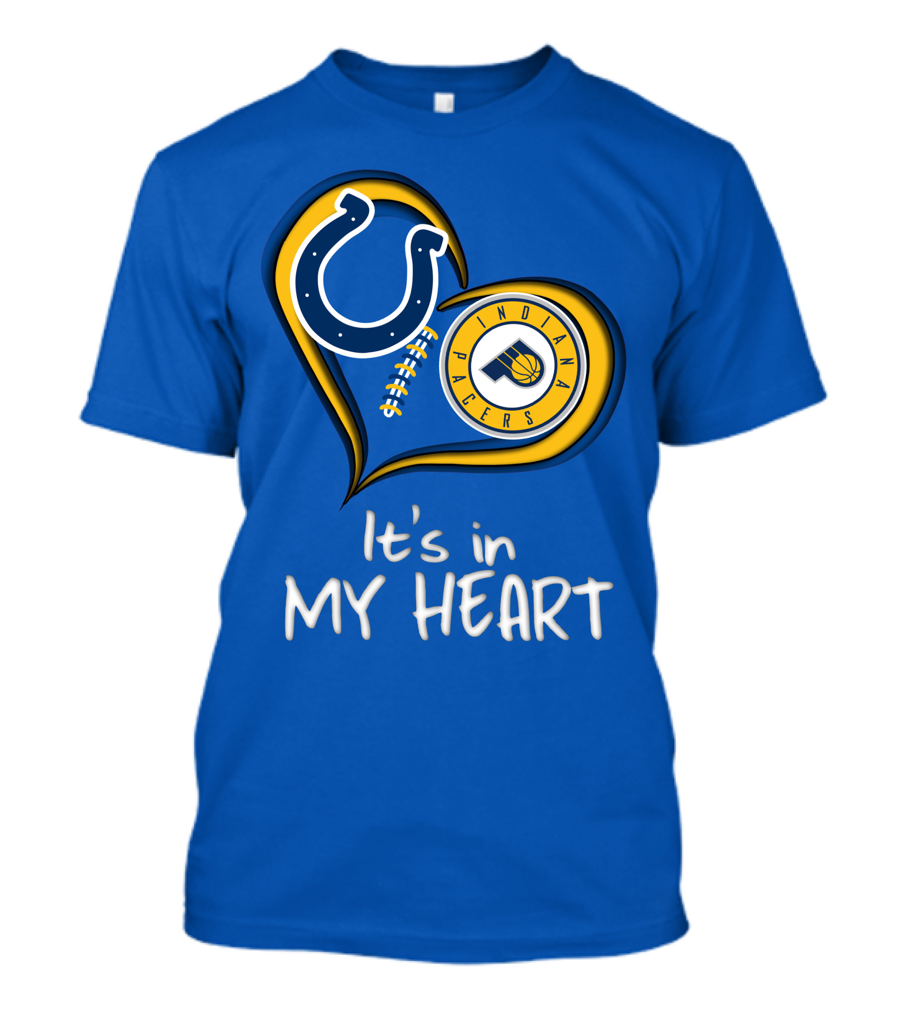 Colts Pacers Indiana It's In My Heart T-Shirt