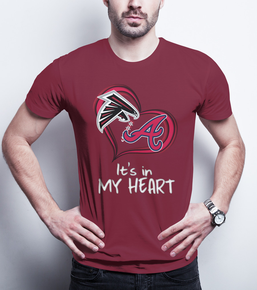 Falcons Braves It's In My Heart T-Shirt