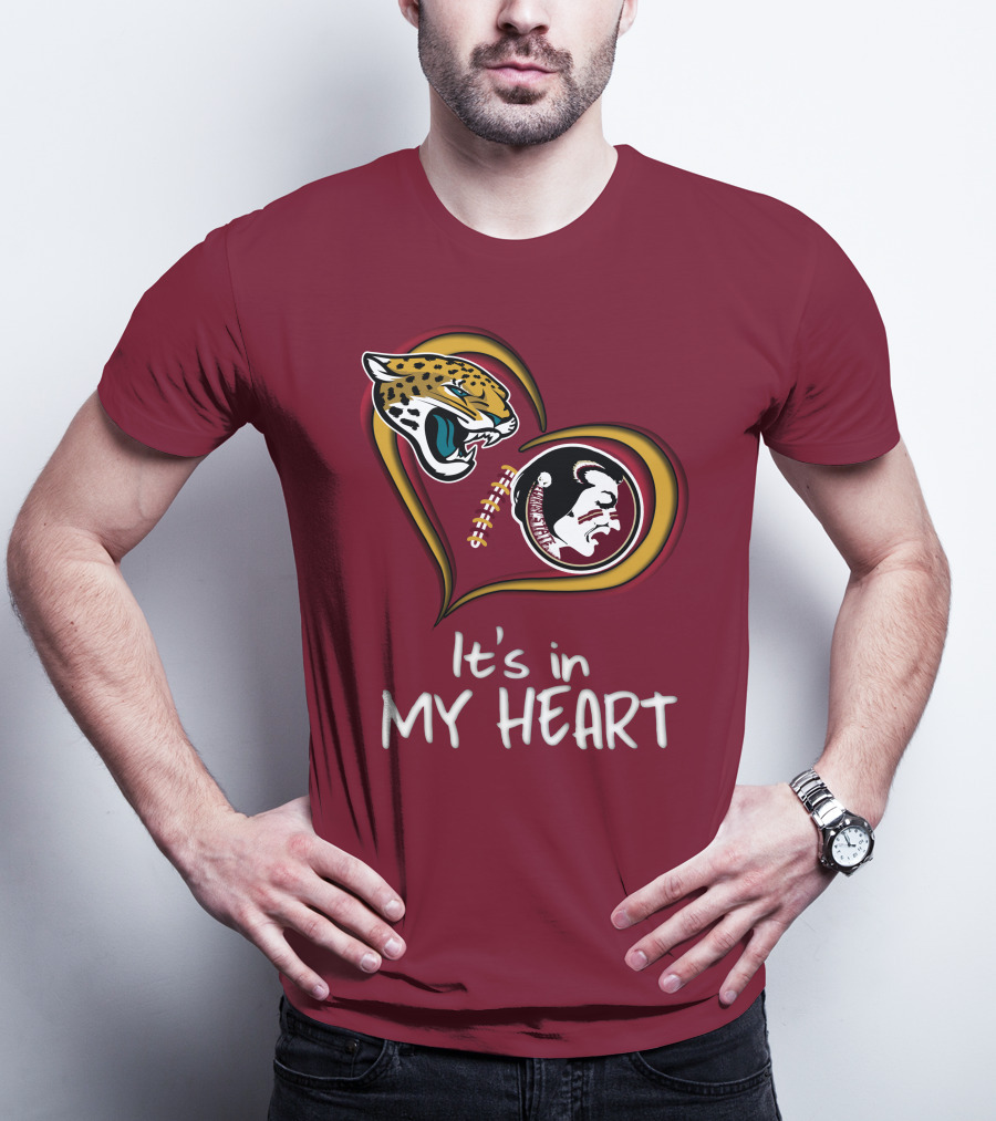 Jaguars Seminoles It's In My Heart T-Shirt