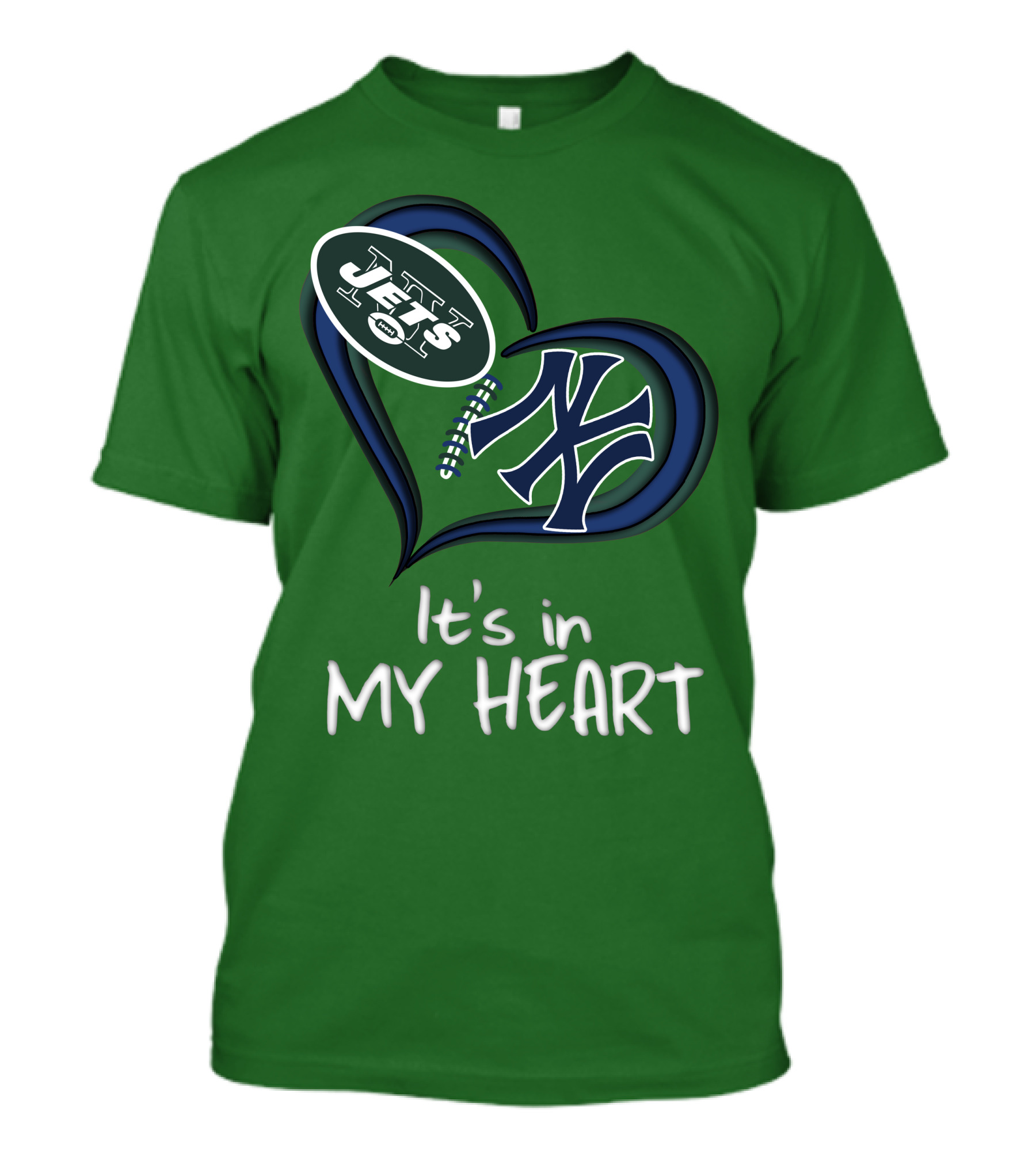 Jets Yankees It's In My Heart T-Shirt