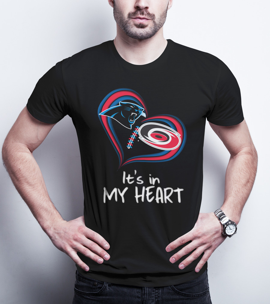 Panthers Hurricanes It's In My Heart T-Shirt