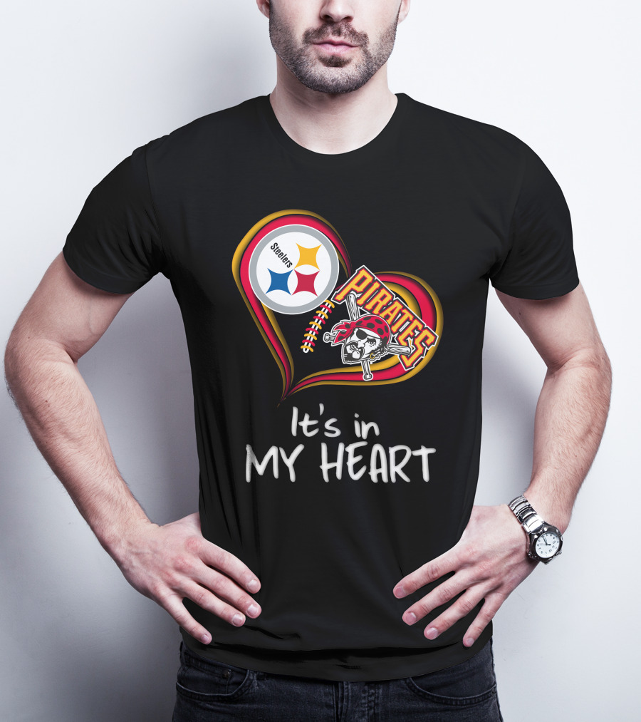 Steelers Pirates It's In My Heart T-Shirt