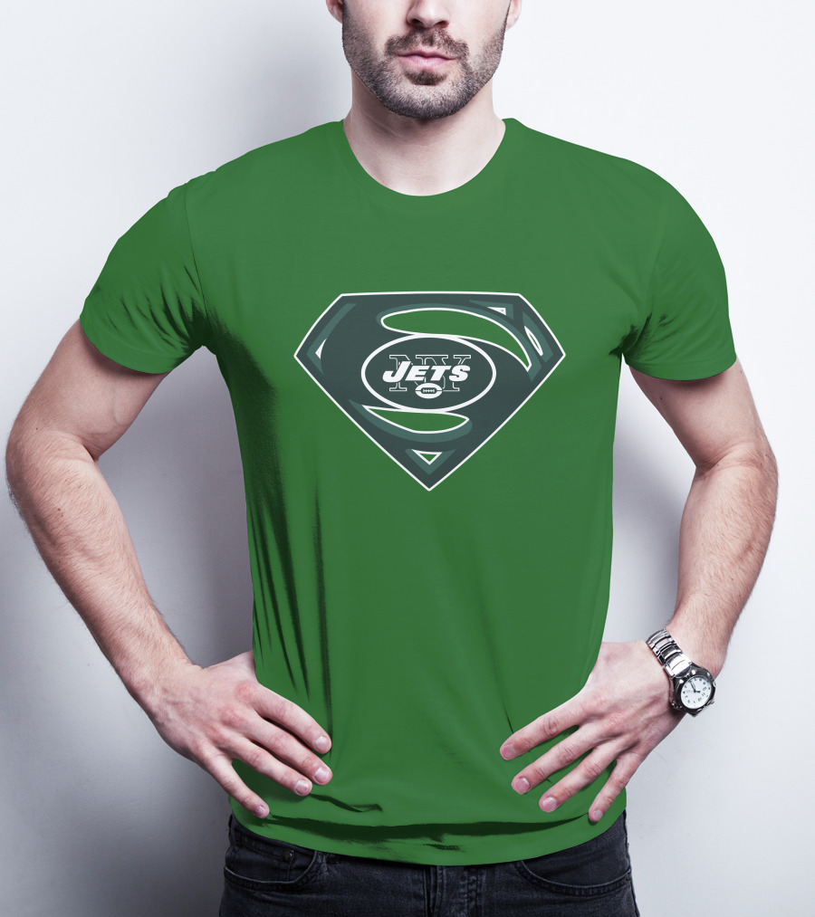 Jets Nfl Super Hero Symbol T-Shirt
