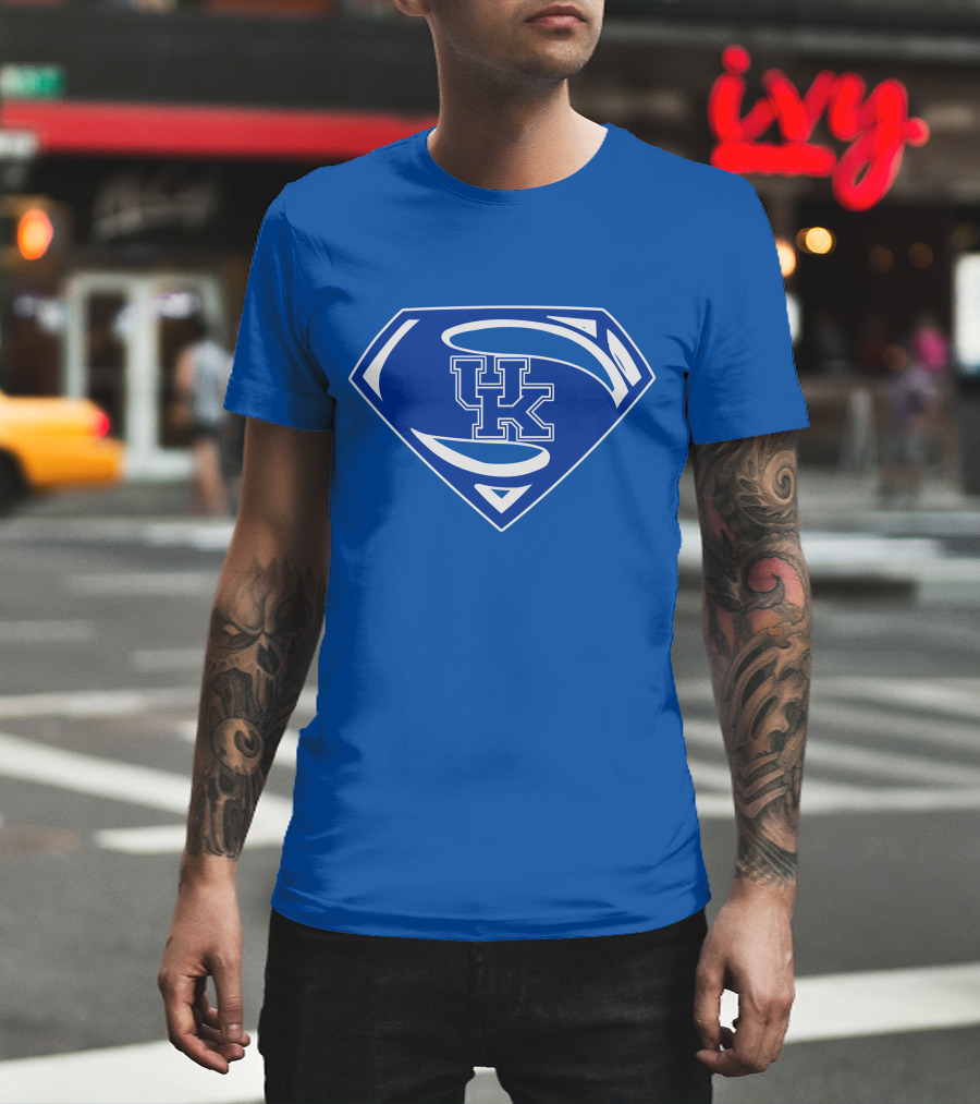UK Superman Sports Logo Kentucky T-Shirt