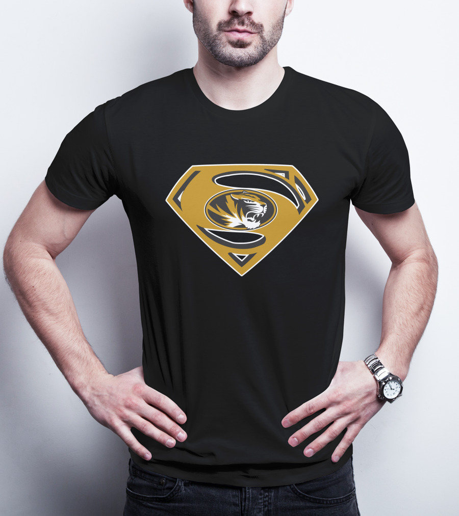 Superman Missouri Tigers T-Shirt