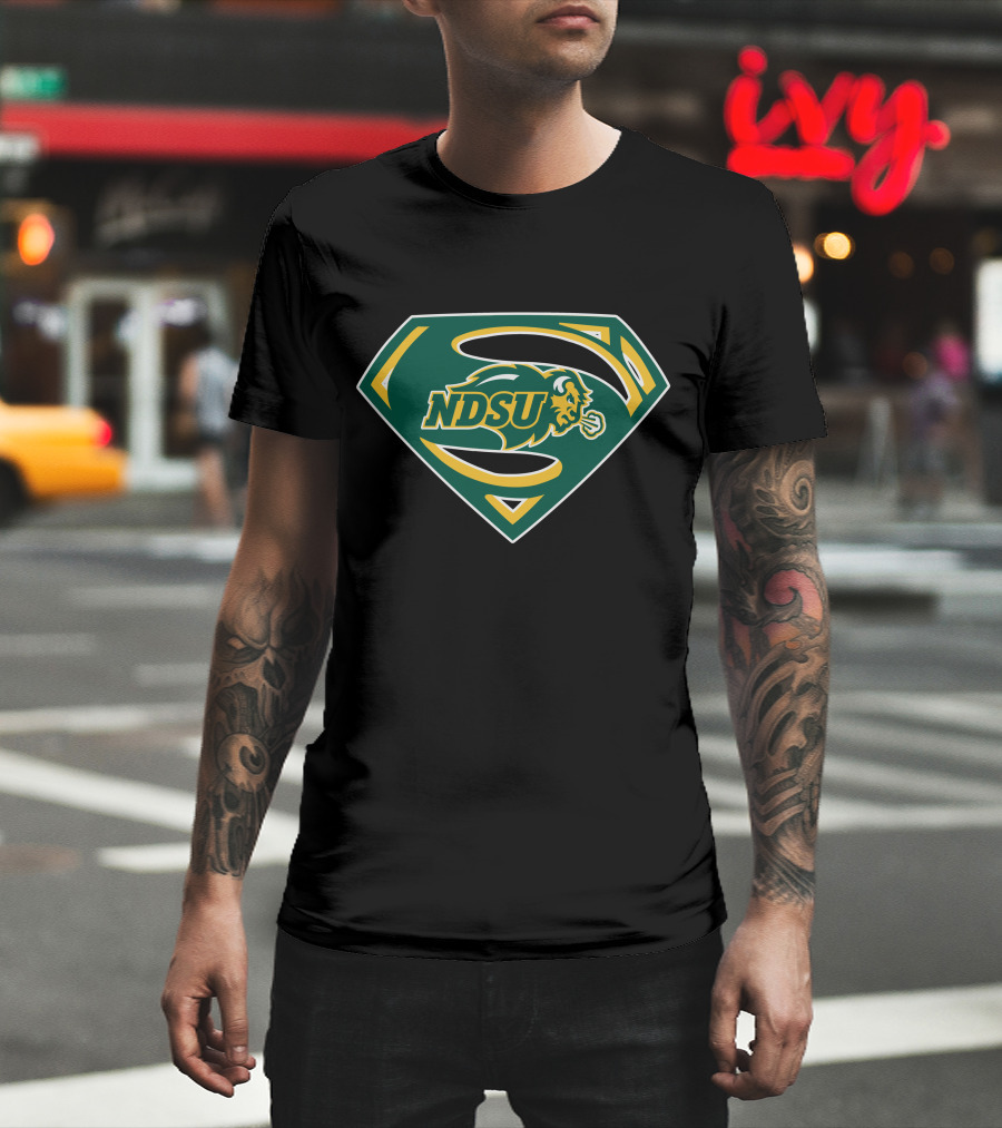 NDSU Bison Superman Shield T-Shirt
