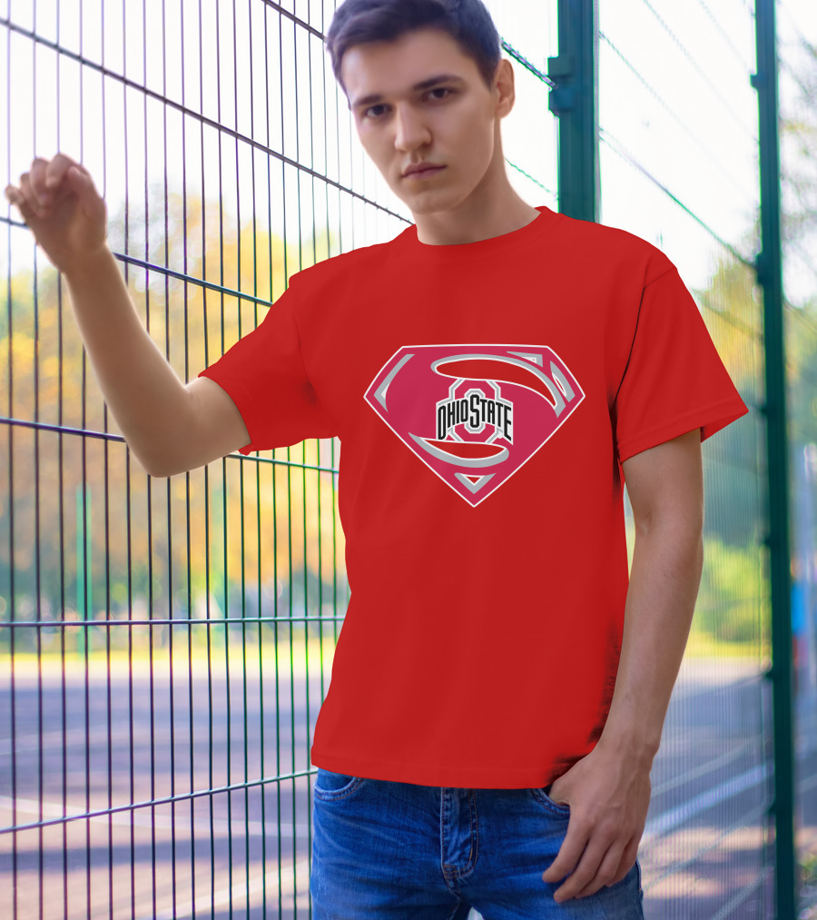 Ohio State Logo Red Shield T-Shirt