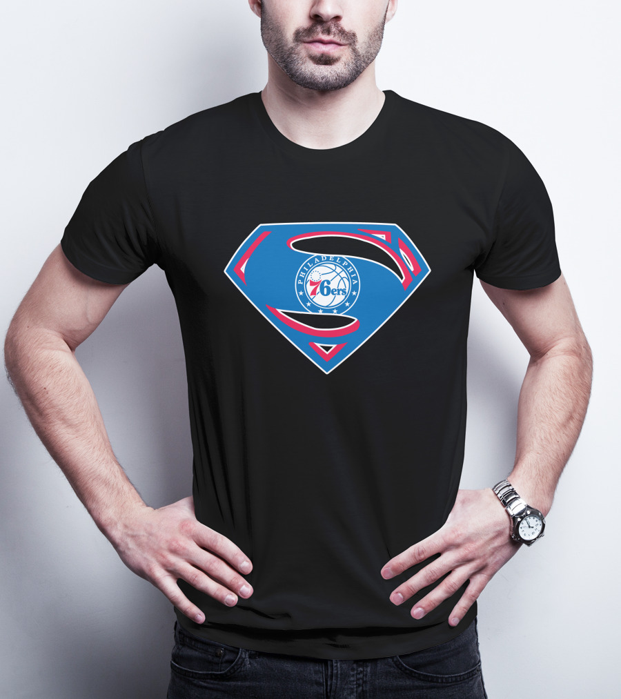 Philadelphia 76ers Superman T-Shirt