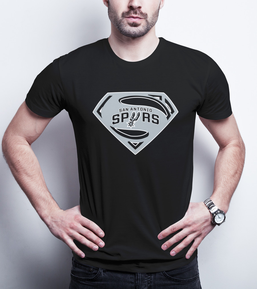 San Antonio Spurs Superman T-Shirt