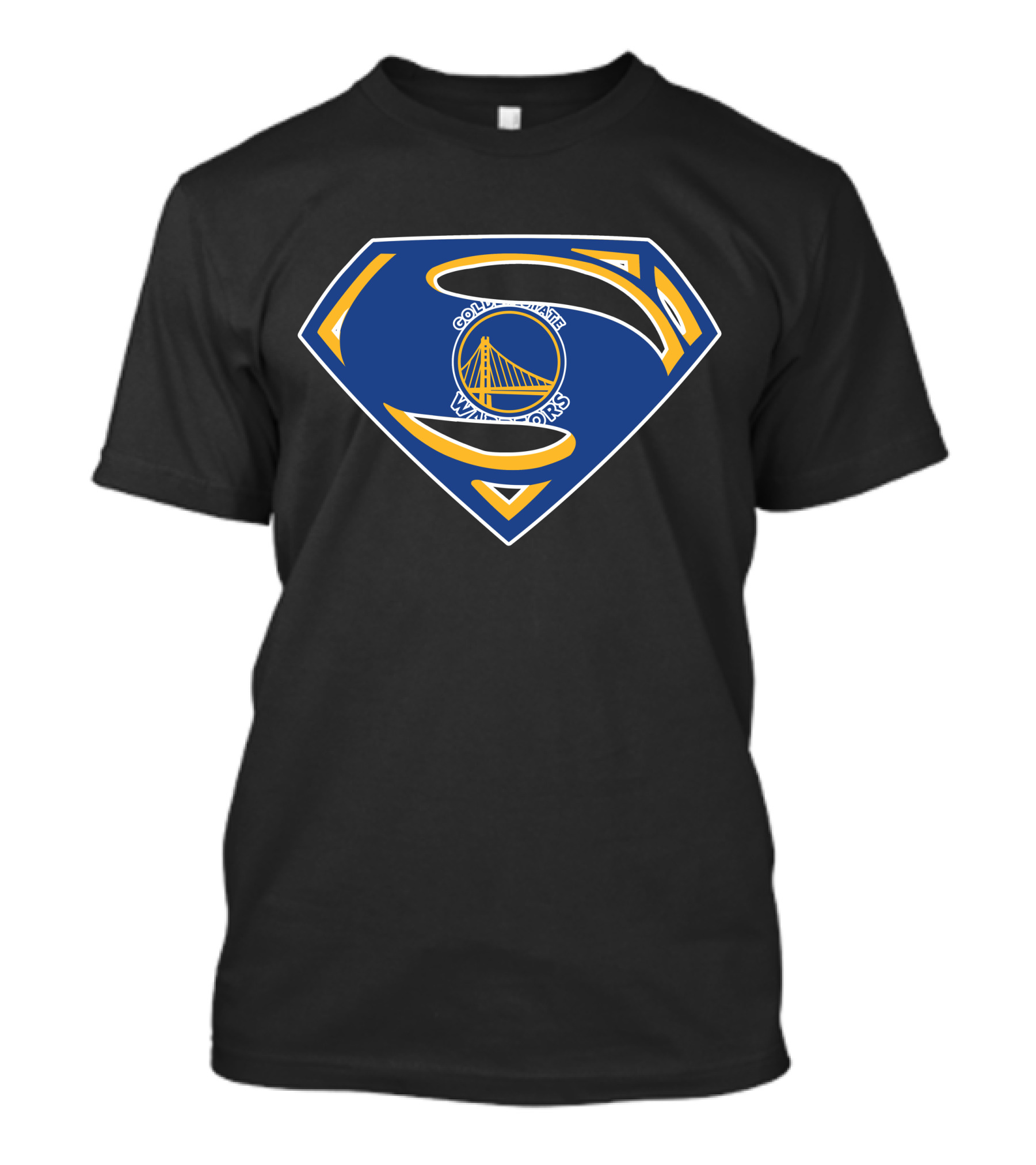 Golden State Superman Warriors Logo Fusion T-Shirt