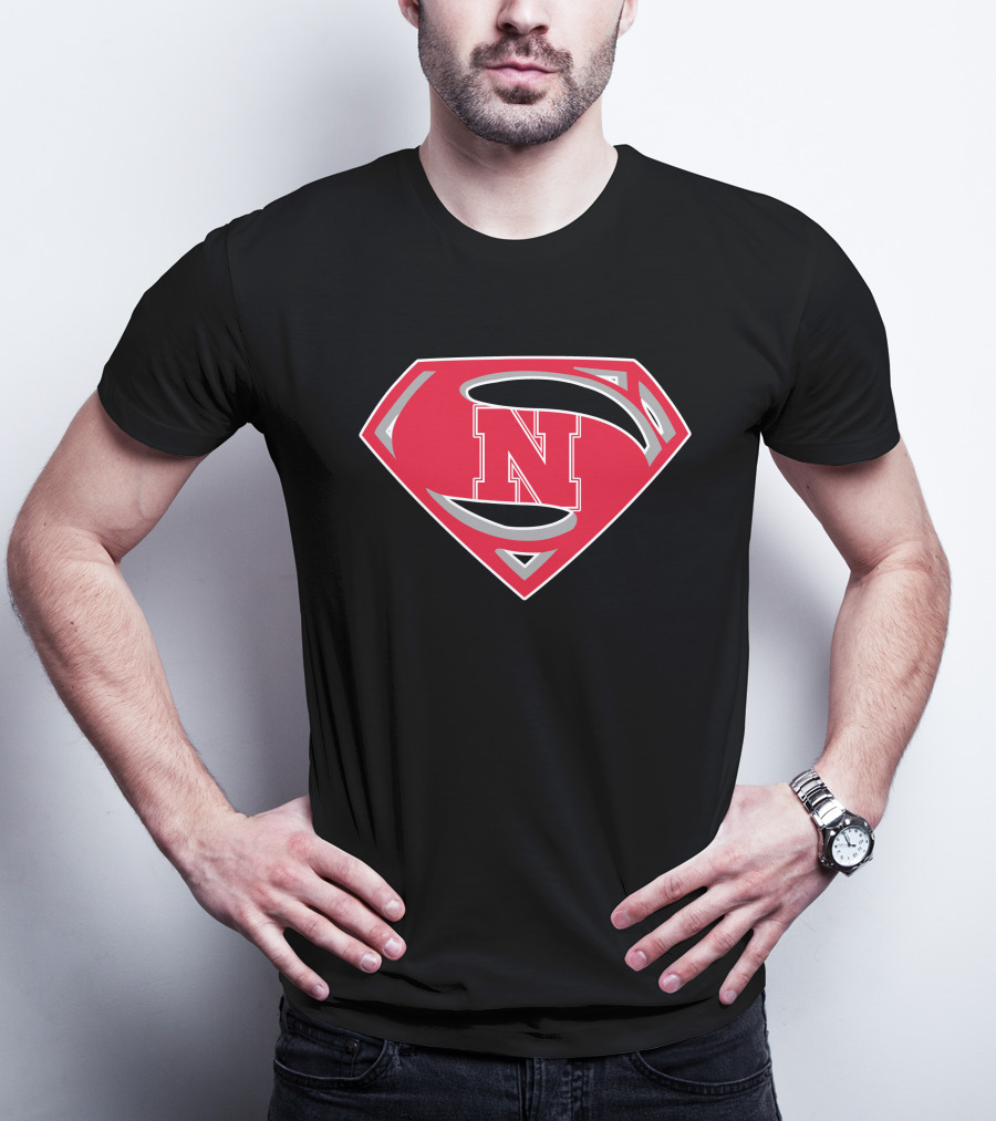 Nebraska Huskers Superman T-Shirt