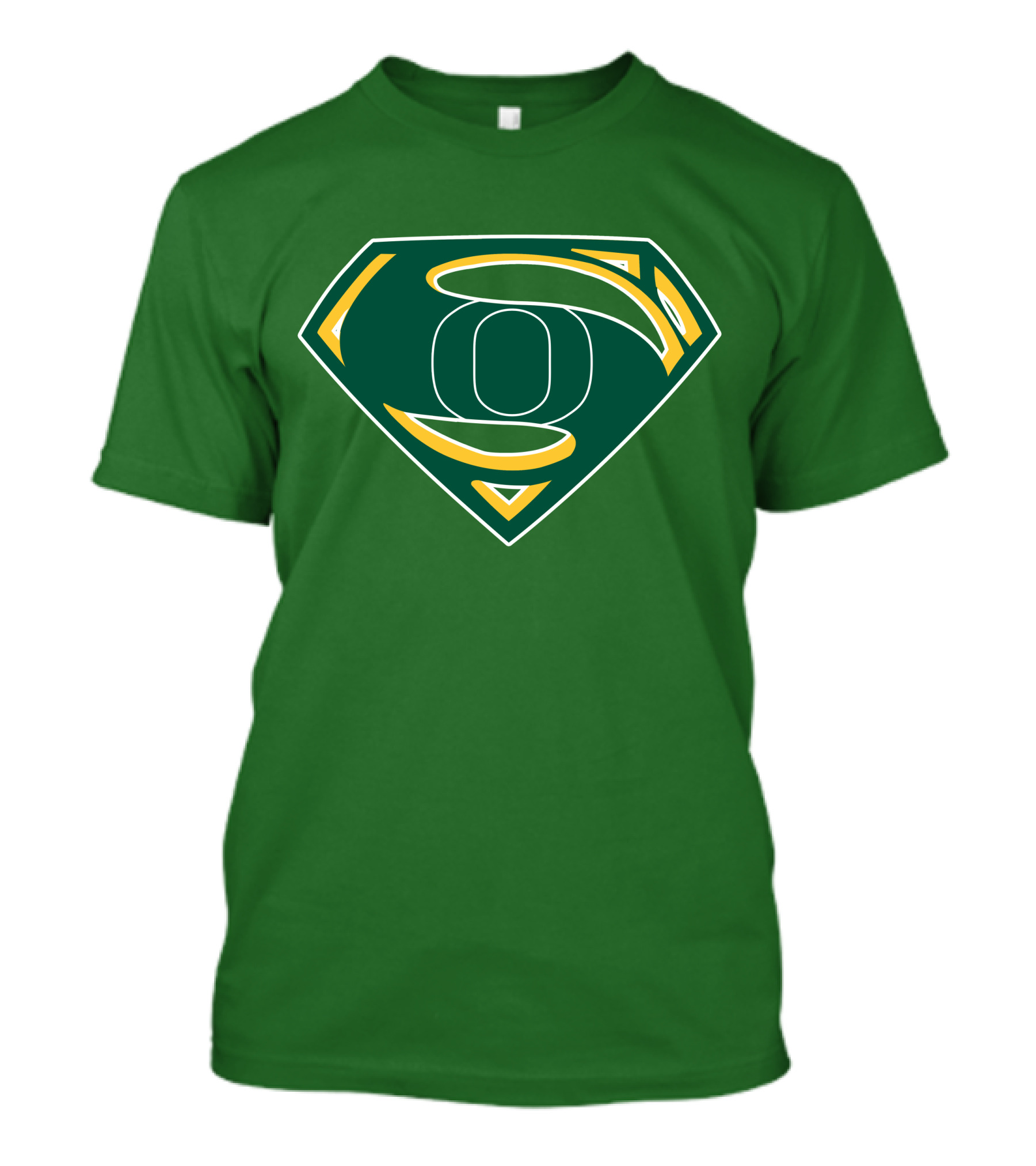 Superman Logo Oregon Ducks Color T-Shirt