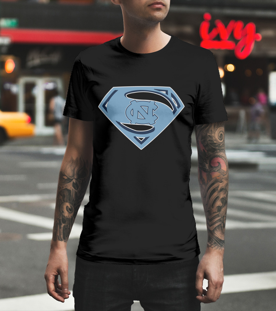 UNC Tar Heels Superman T-Shirt
