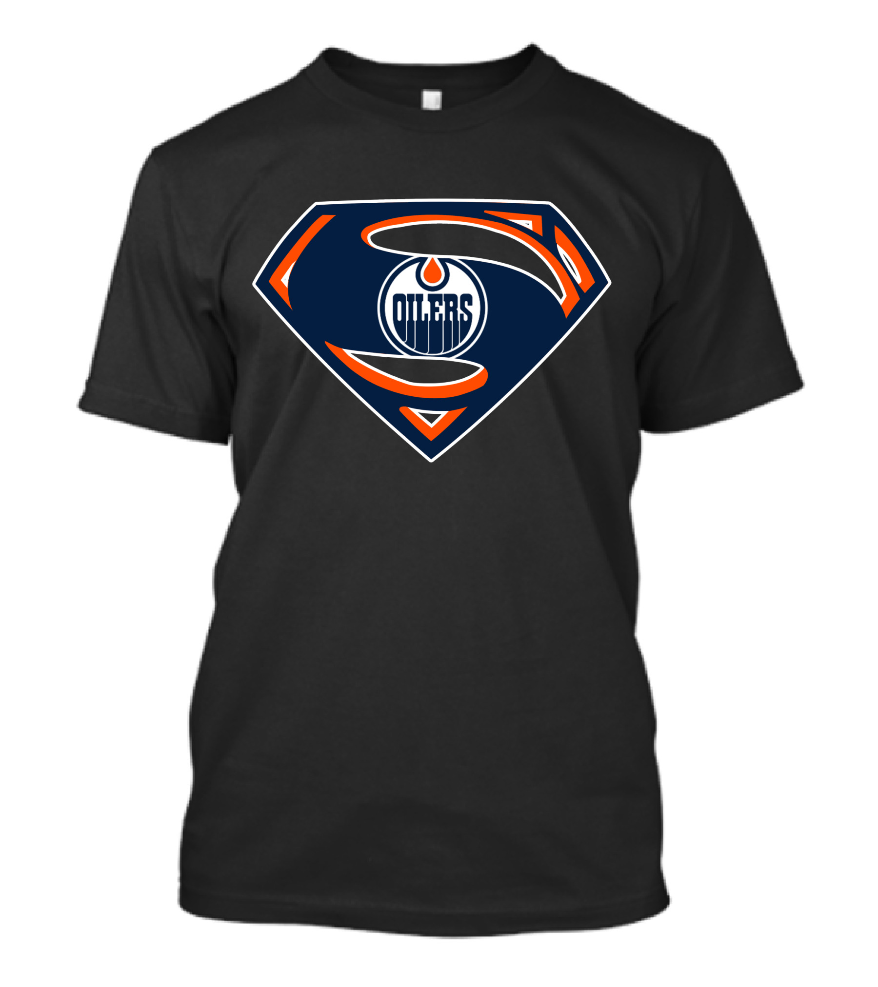 Oilers Superman Shield T-Shirt