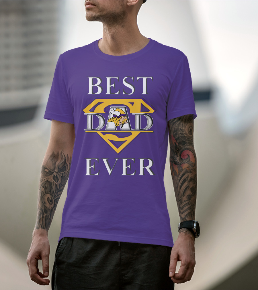 Best Dad Ever Vikings Super T-Shirt