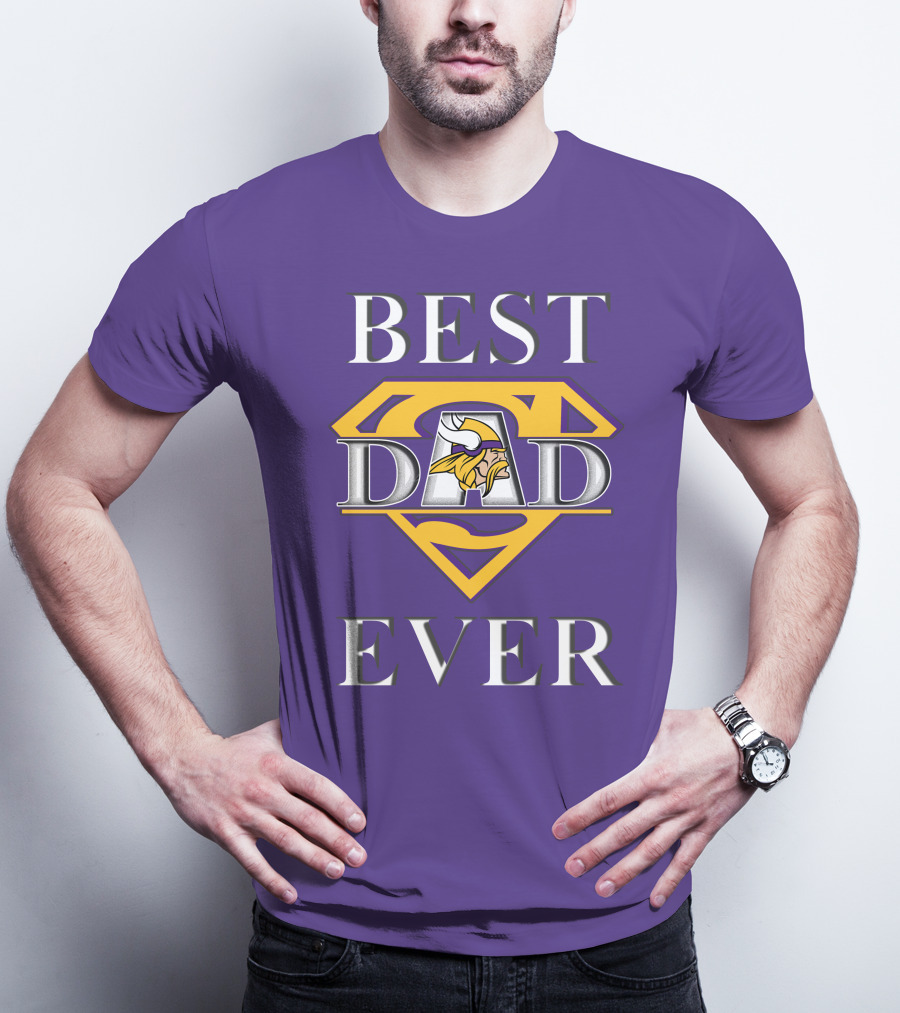 Best Dad Ever Vikings Super T-Shirt