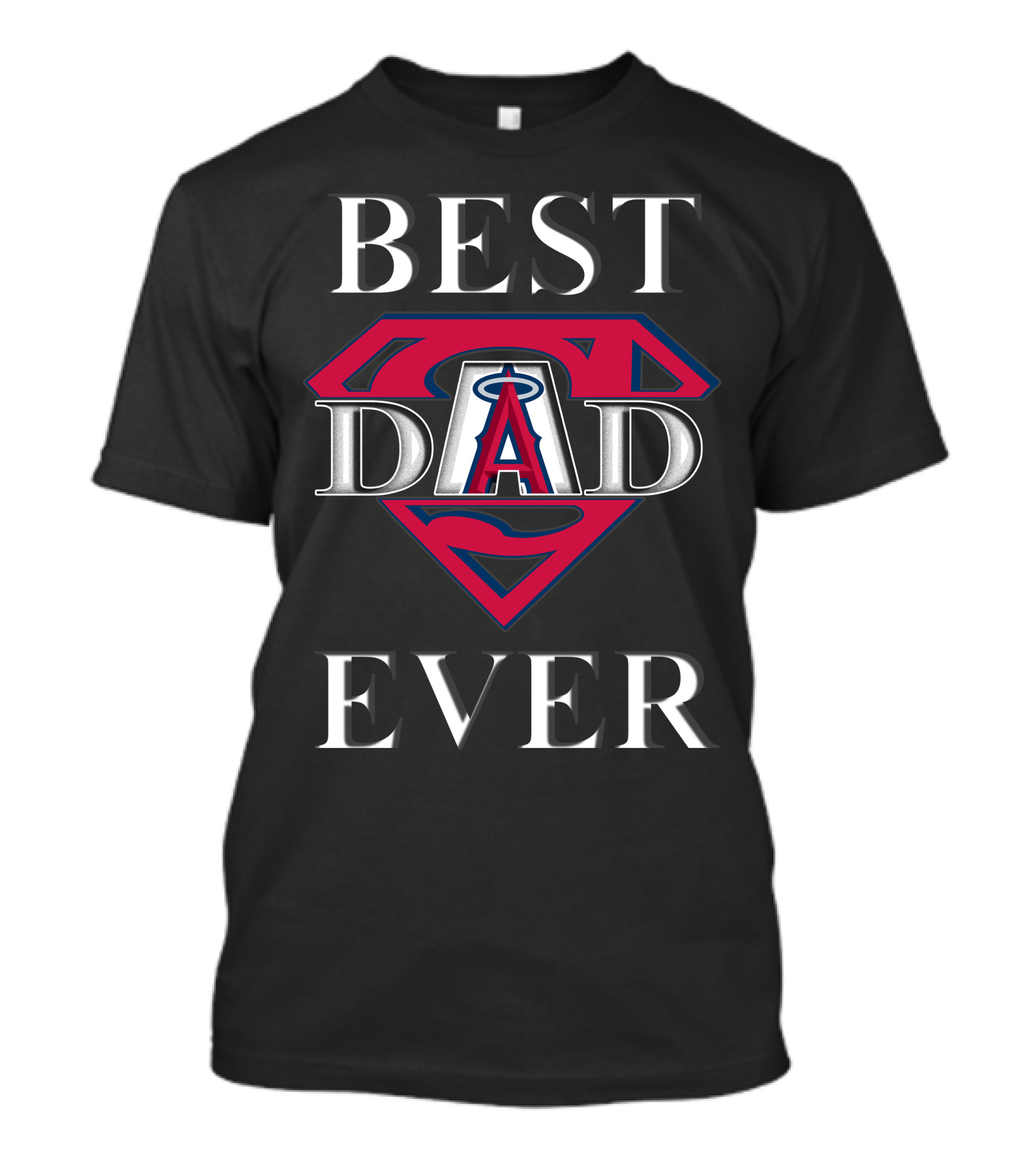 Best Dad Ever Angels Superman T-Shirt