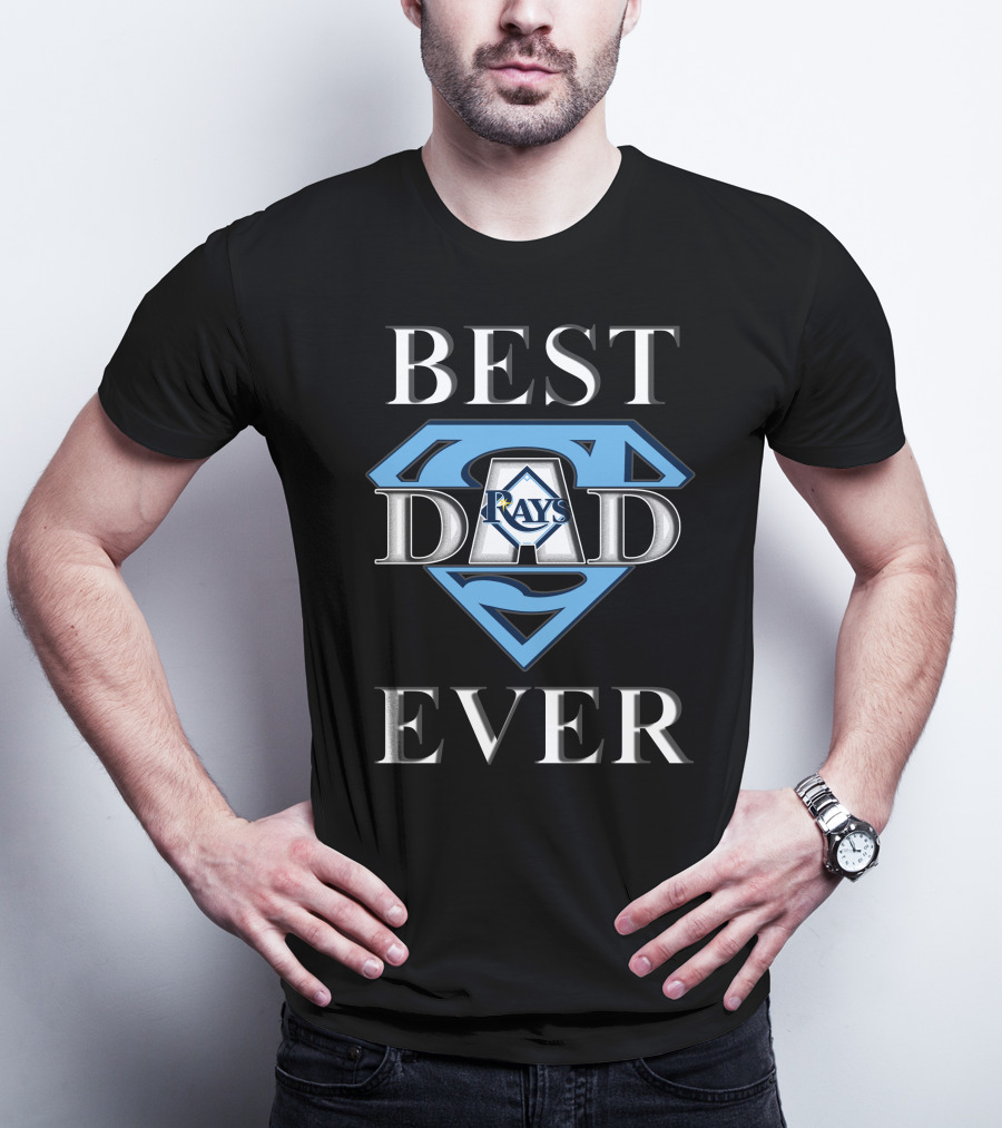 Best Dad Ever Tampa Bay Rays Super Dad T-Shirt