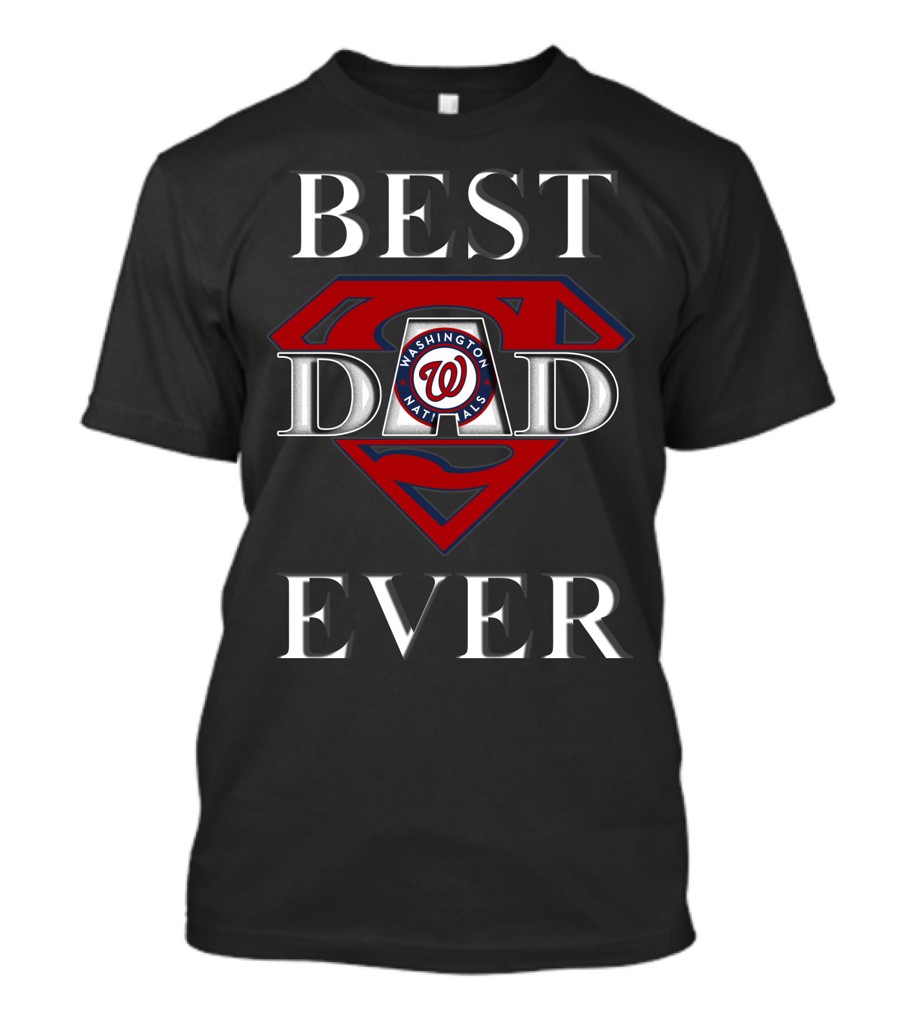 Washington Nationals Best Dad Ever Superman T-Shirt
