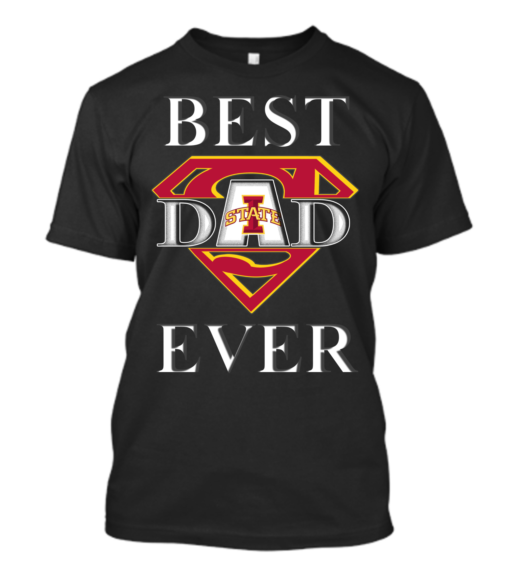 Iowa State Cyclones Best Dad Ever Superhero T-Shirt