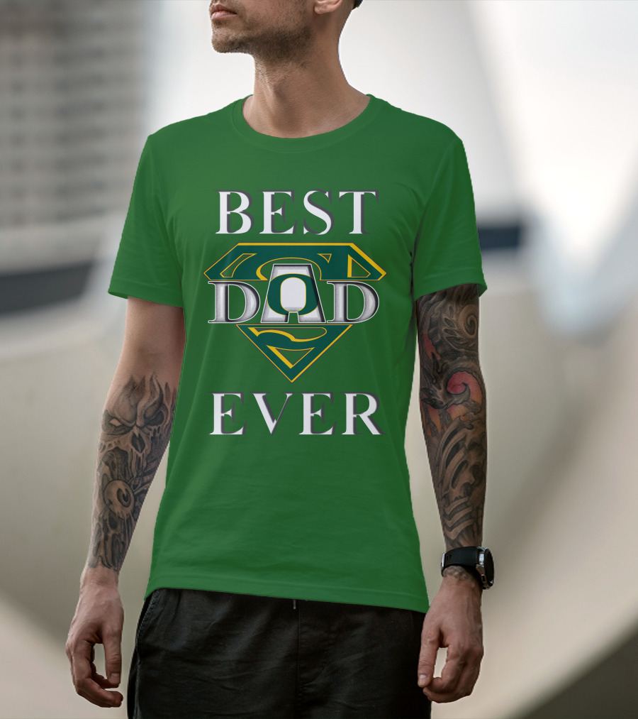 Best Dad Ever Oregon Ducks Super Dad T-Shirt