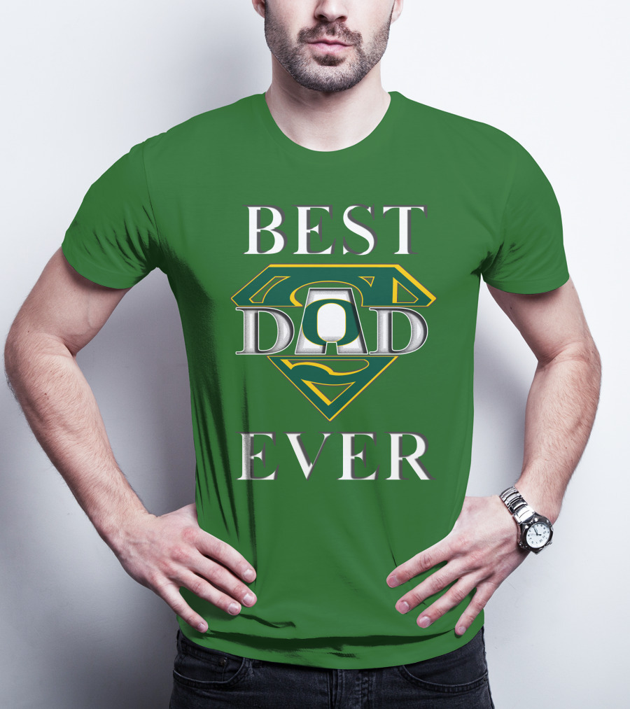 Best Dad Ever Oregon Ducks Super Dad T-Shirt
