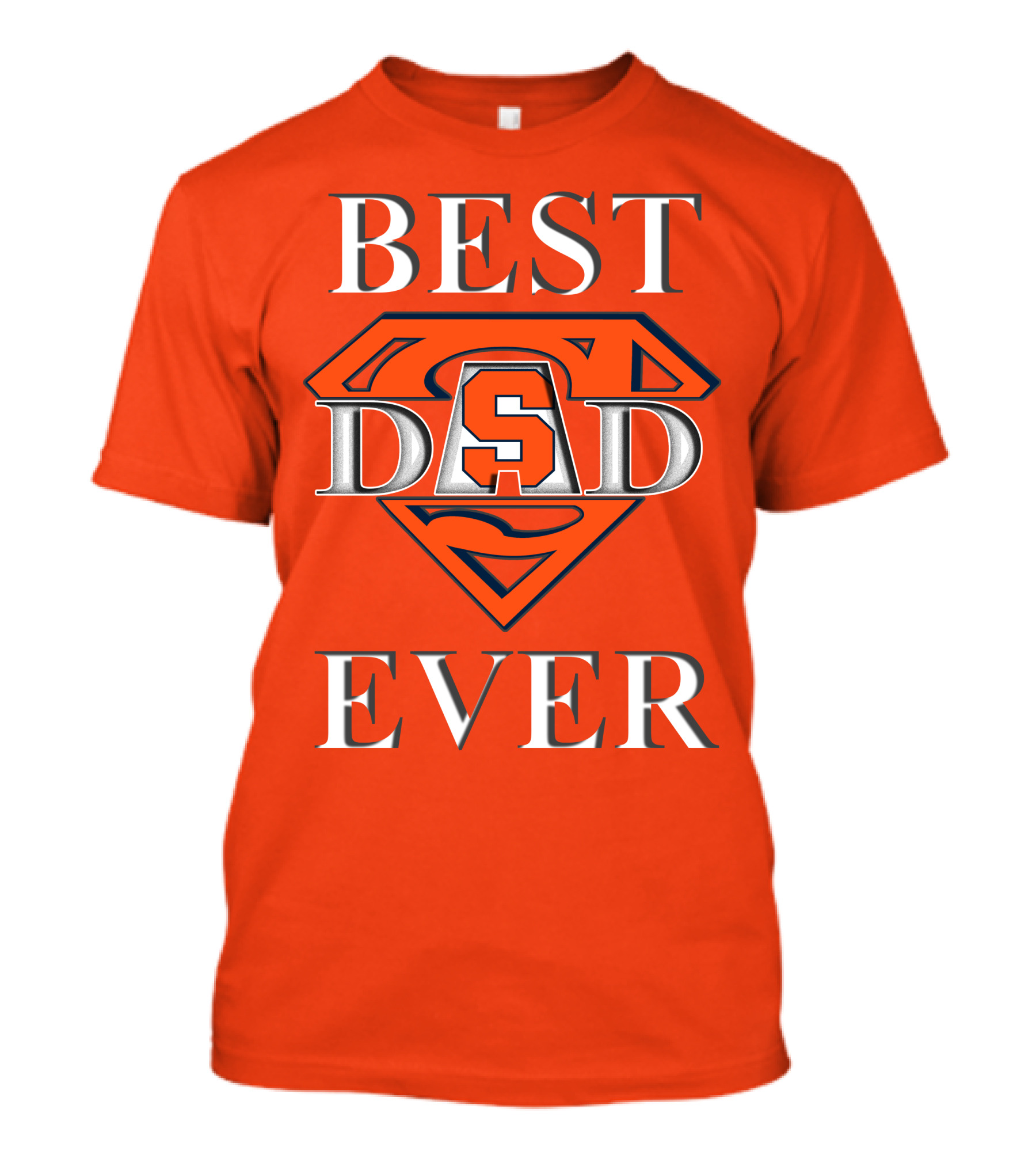 Syracuse Orange Superman Best Dad Ever T-Shirt