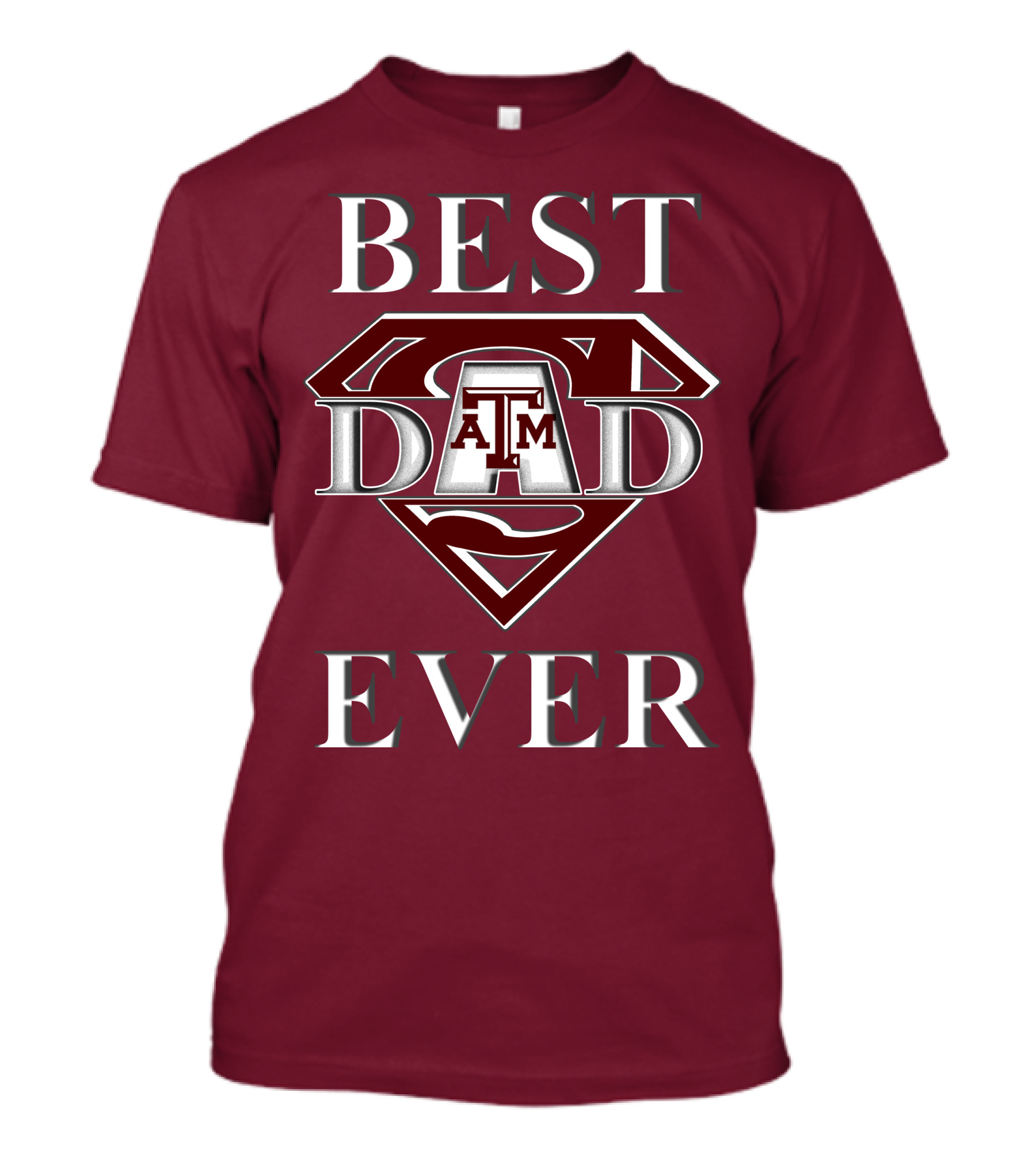 Texas A&M Aggies Best Dad Ever Superhero T-Shirt