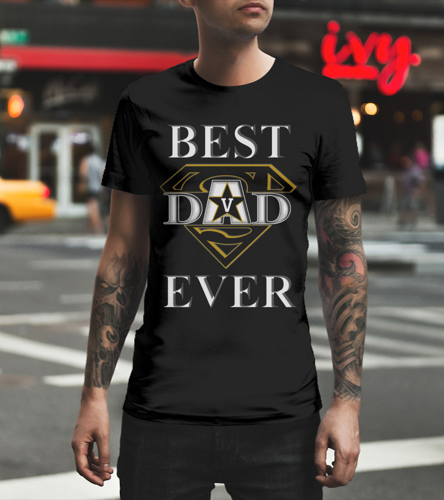 Best Vanderbilt Commodores Dad Ever Superman T-Shirt