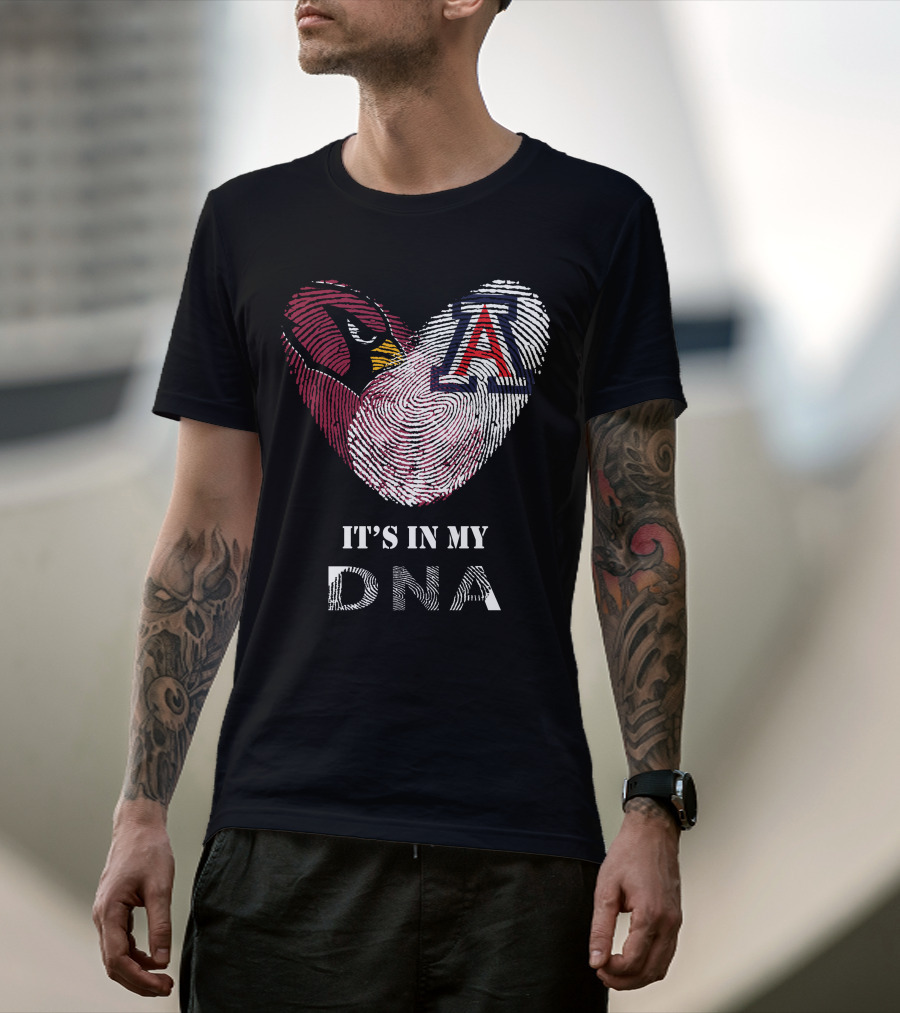 Arizona Cardinals And Wildcats It's In My Dna T-Shirt