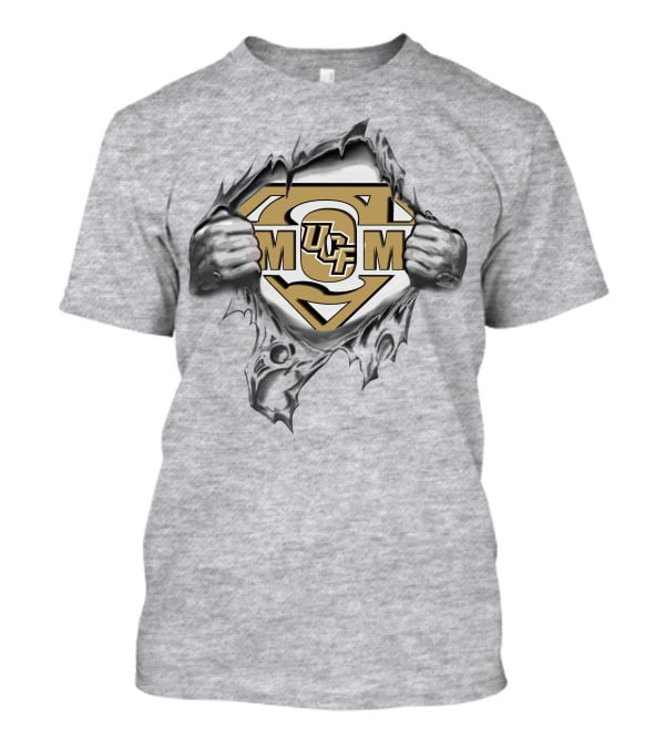 UCF Knights Superman Logo Chest Tear T-Shirt