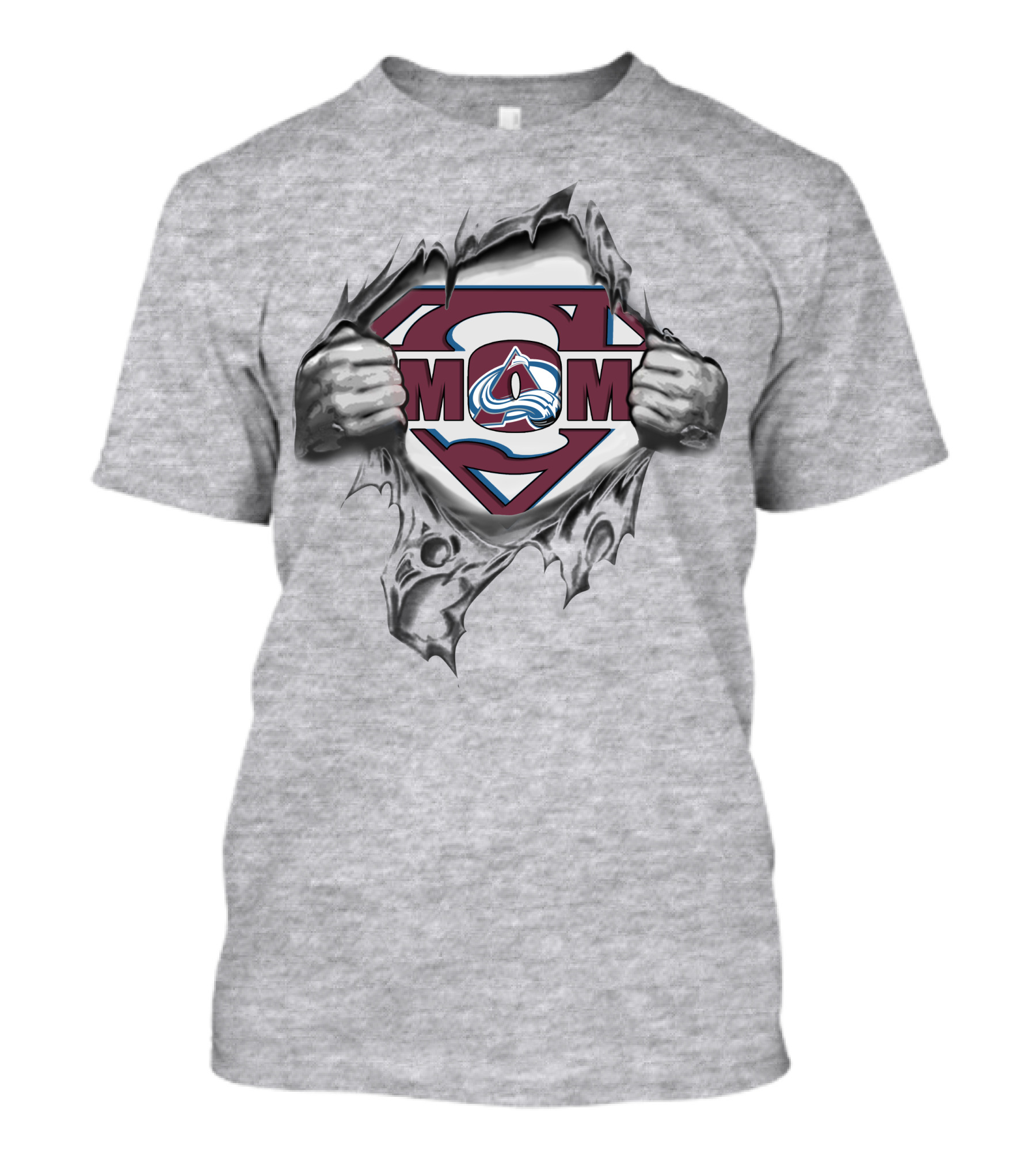 Colorado Avalanche Super Mom Logo Unveiled T-Shirt