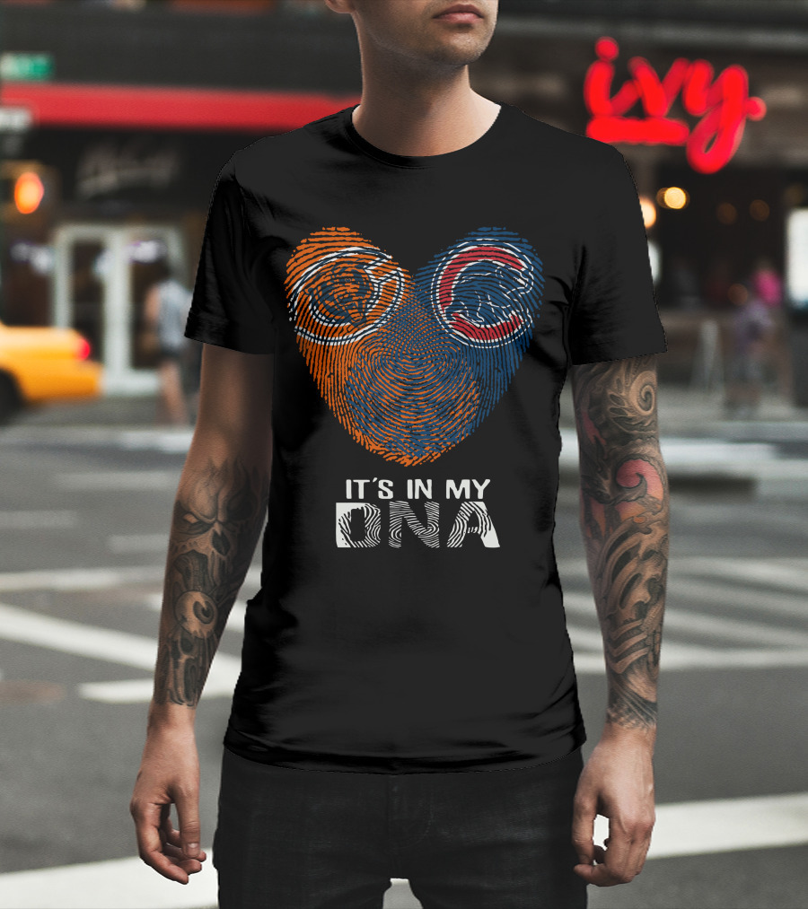 Bears Cubs Logos It's In My DNA T-Shirt