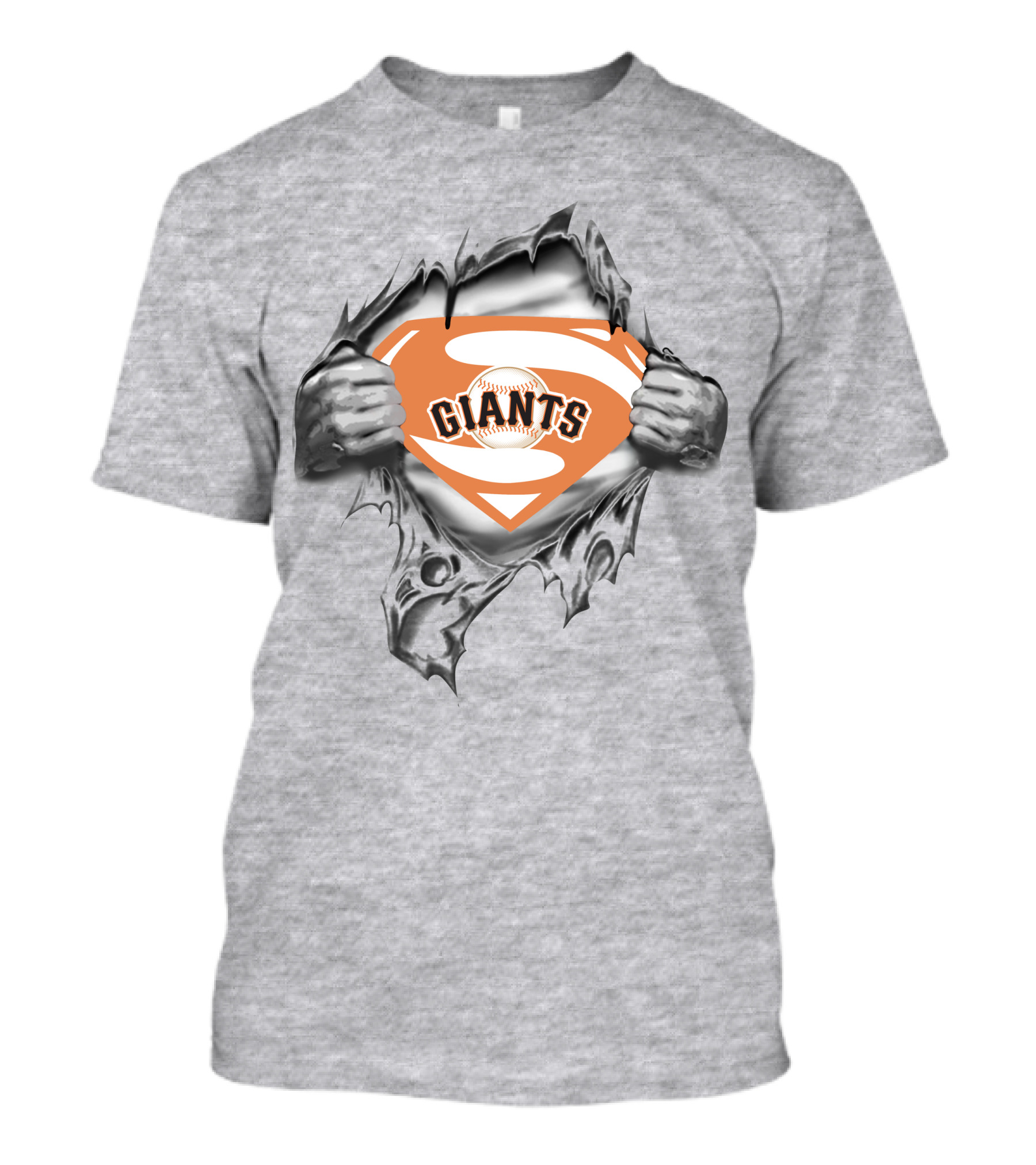 Giants Baseball Superhero T-Shirt