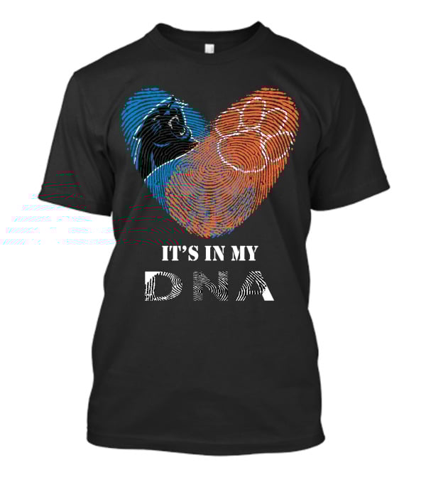 Panthers Clemson Tigers Heart It's In My DNA T-Shirt