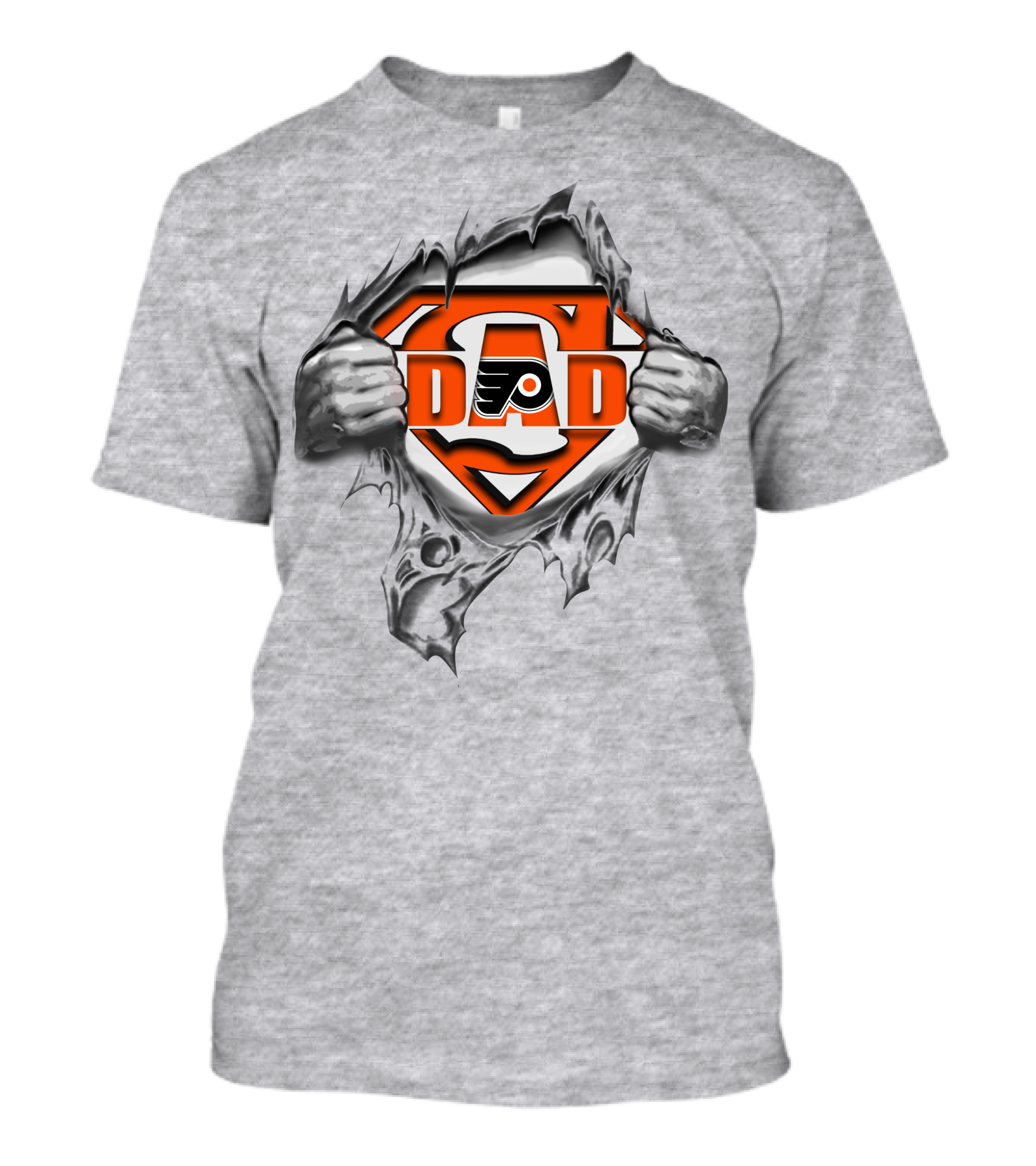 Philadelphia Flyers Super Dad Logo Superman T-Shirt
