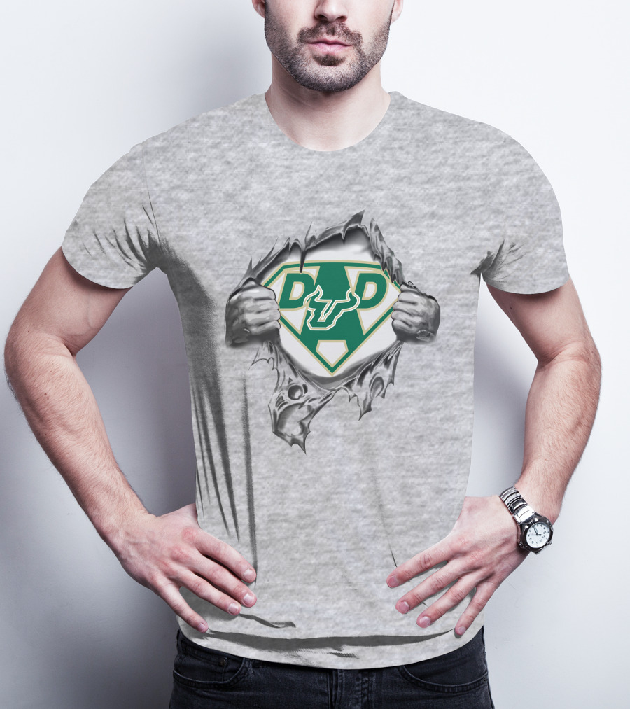 South Florida Bulls Dad Superhero T-Shirt