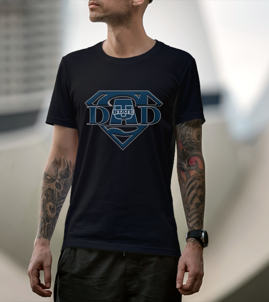 Utah State Aggies U Super Dad T-Shirt