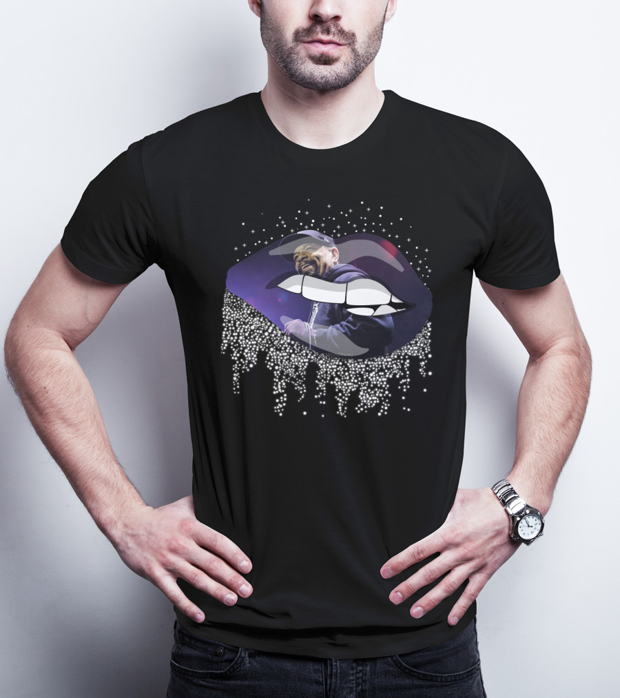 Icemft Ice Cube Dripping Lip T-Shirt