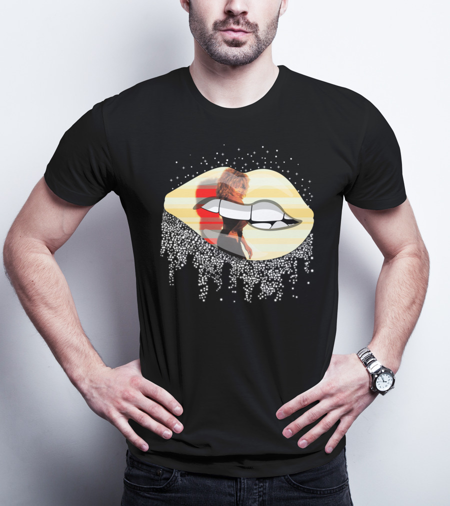 Tina Turner Lips Iconic Performance T-Shirt
