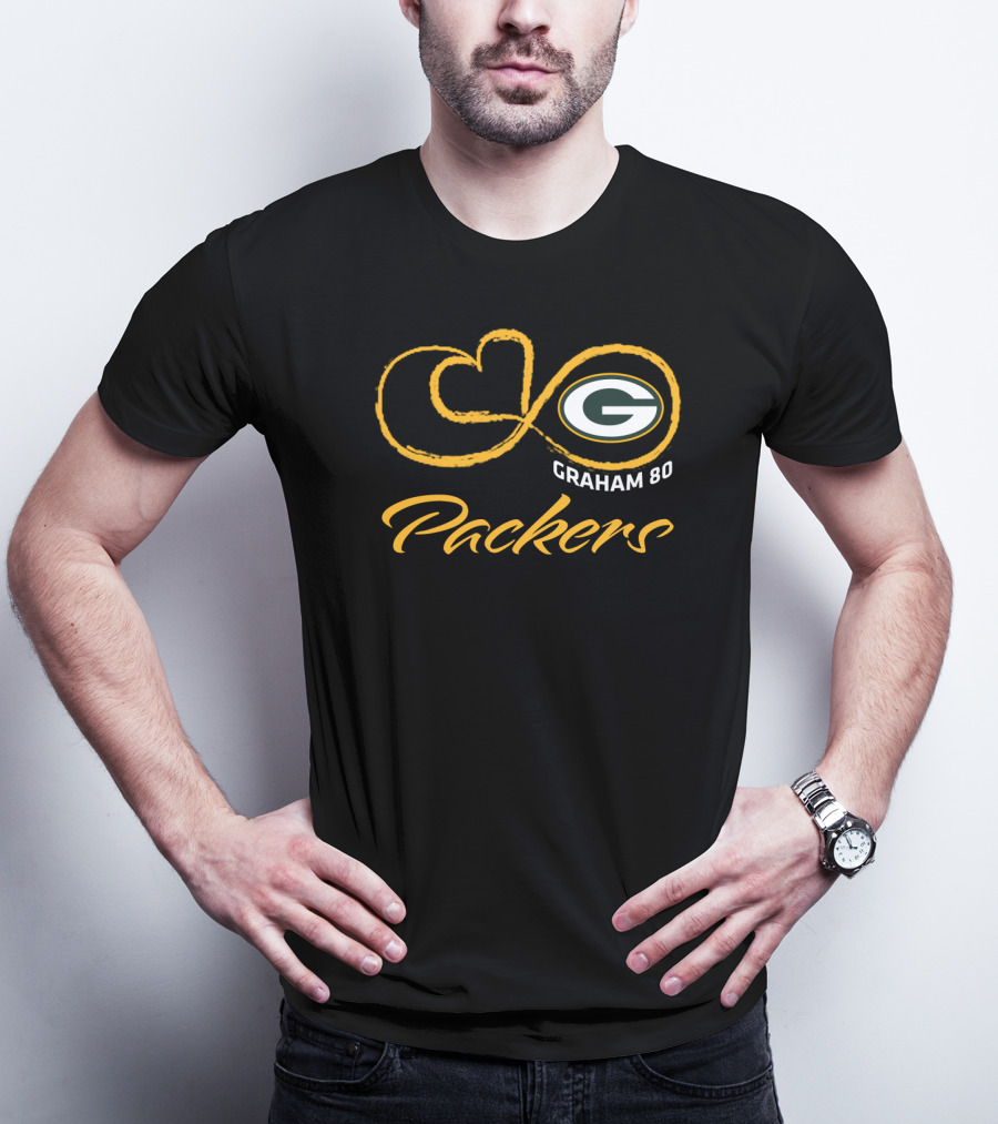Graham 80 Green Bay Packers Infinity T-Shirt