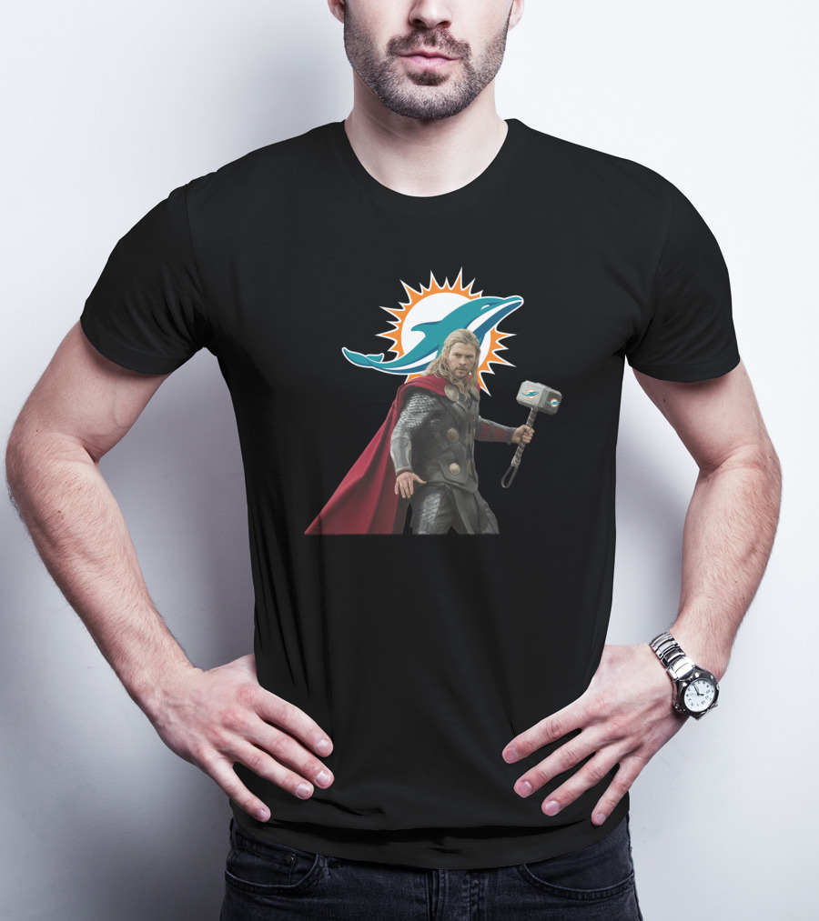 Miami Dolphins Thor Crossover T-Shirt