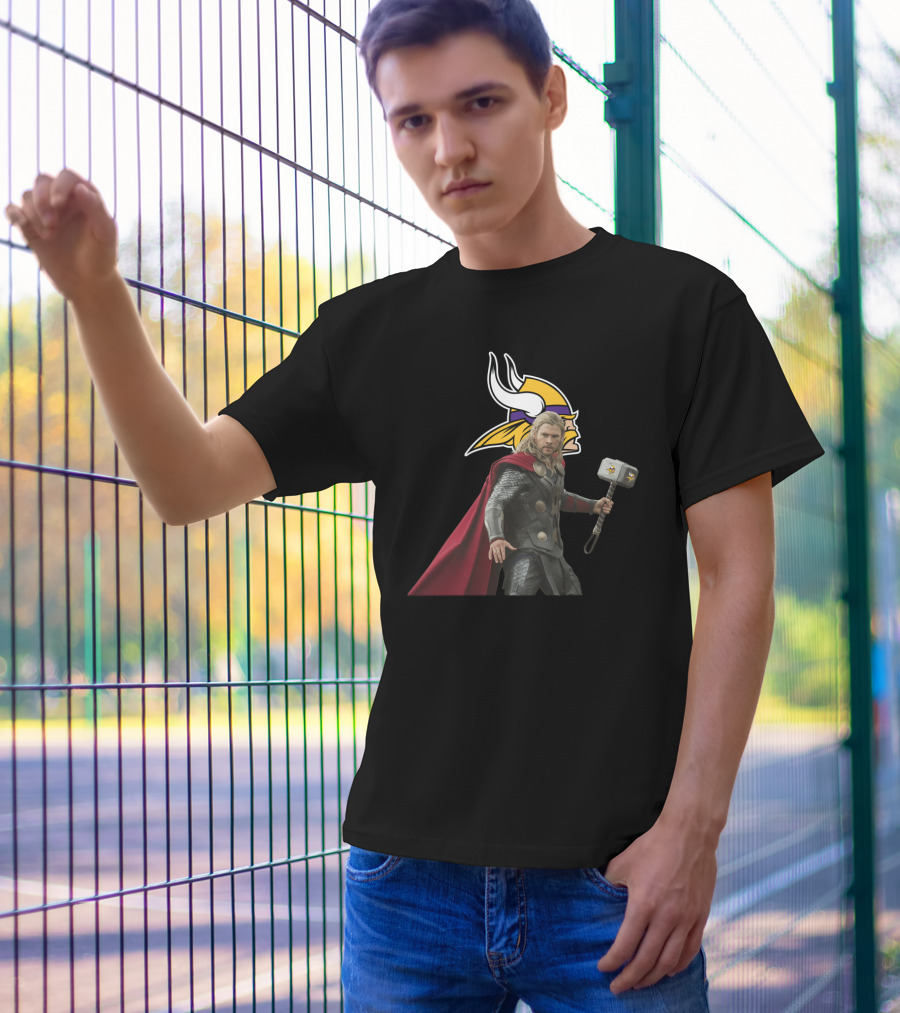 Minnesota Vikings Thor Mashup T-Shirt