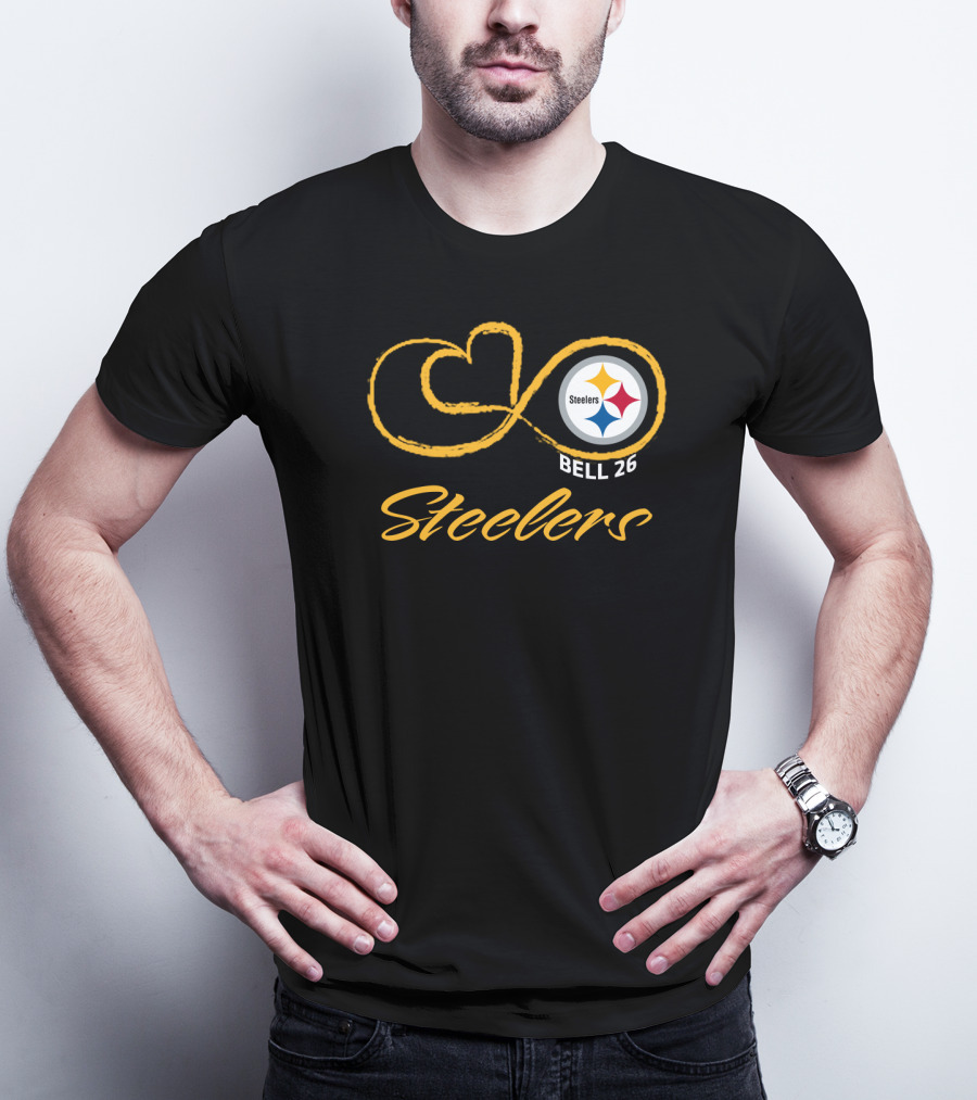 Steelers Bell 26 Infinity Pittsburgh T-Shirt