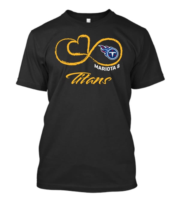 Infinity Loop Mariota 8 Tennessee Titans T-Shirt