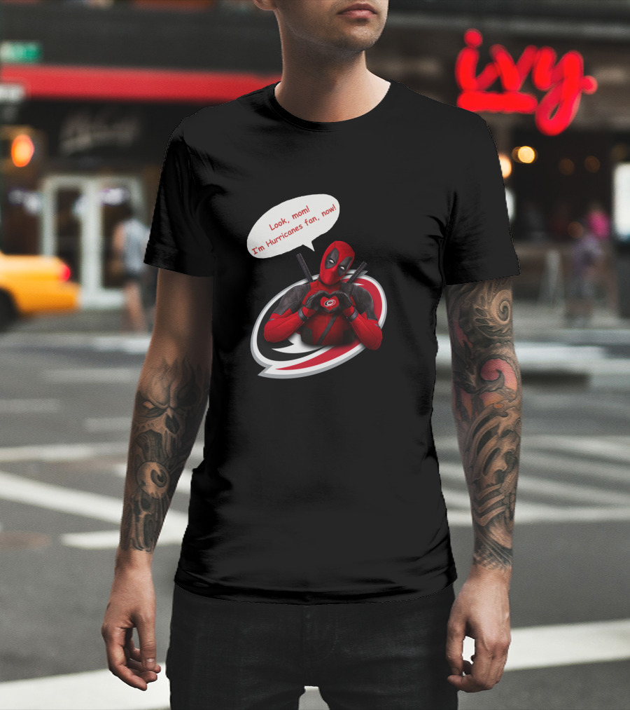 Carolina Hurricanes Look Mom I'm Hurricanes Fan Now T-Shirt
