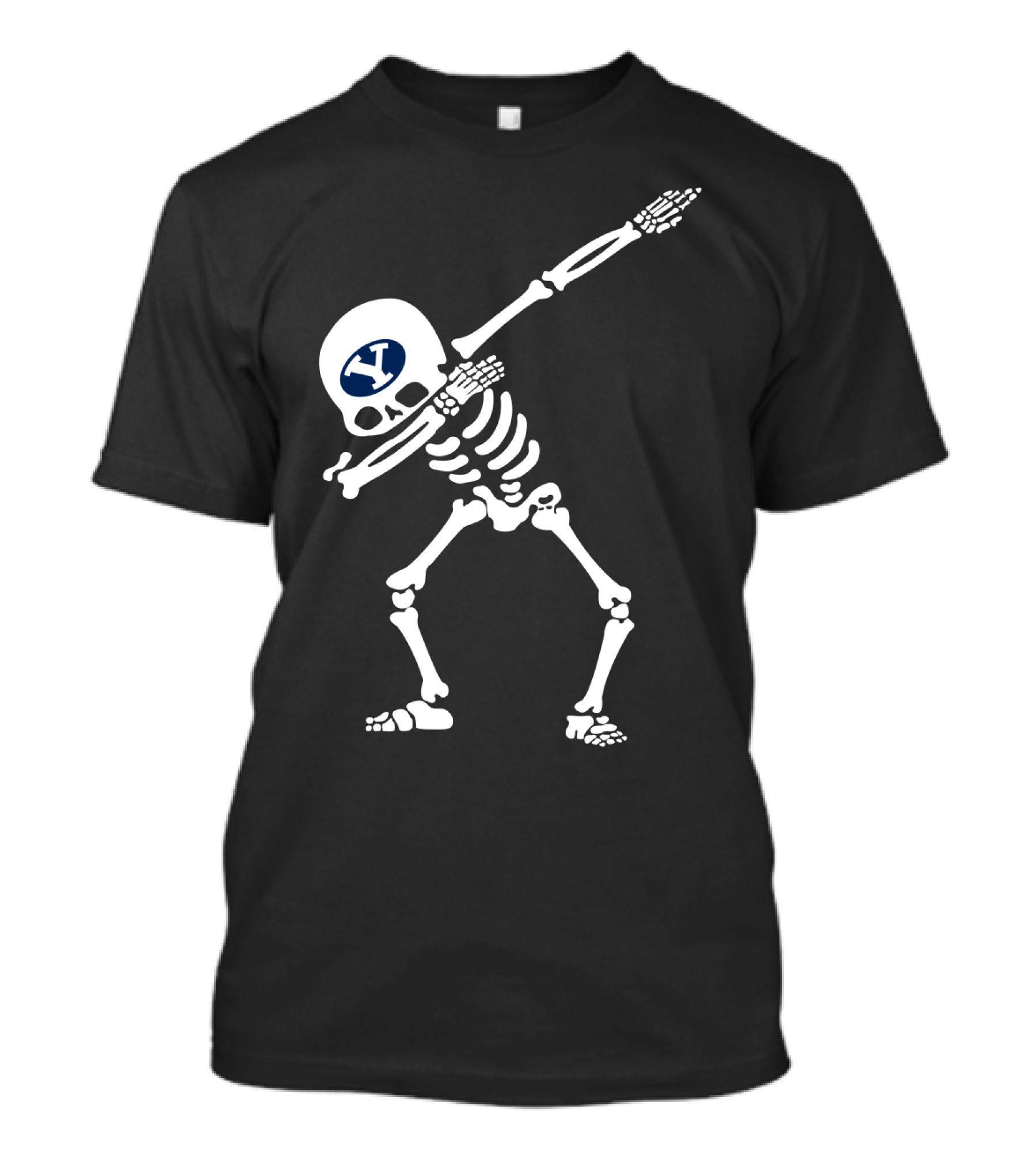 Byu Football Skeleton Dab T-Shirt