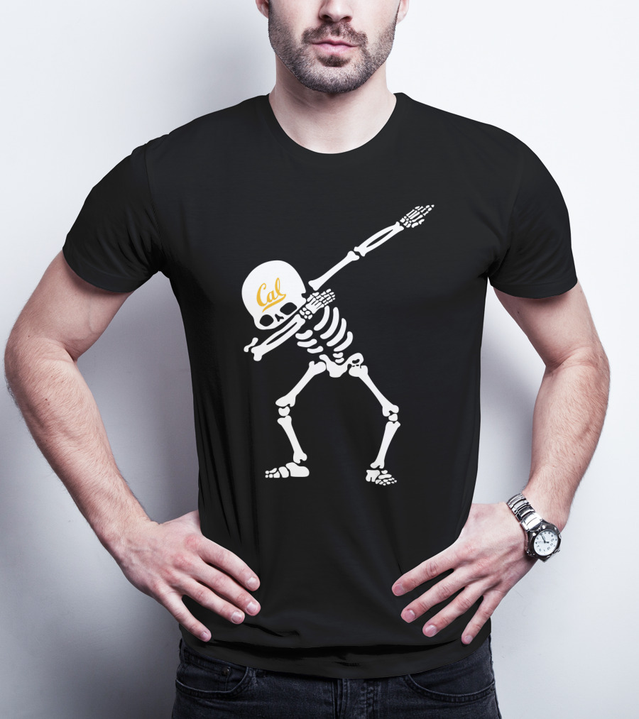 Cal Football Skeleton Dabbing T-Shirt