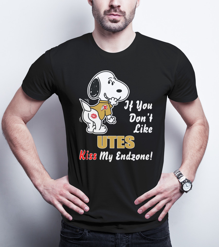 If You Don't Like Utes Kiss My Endzone T-Shirt