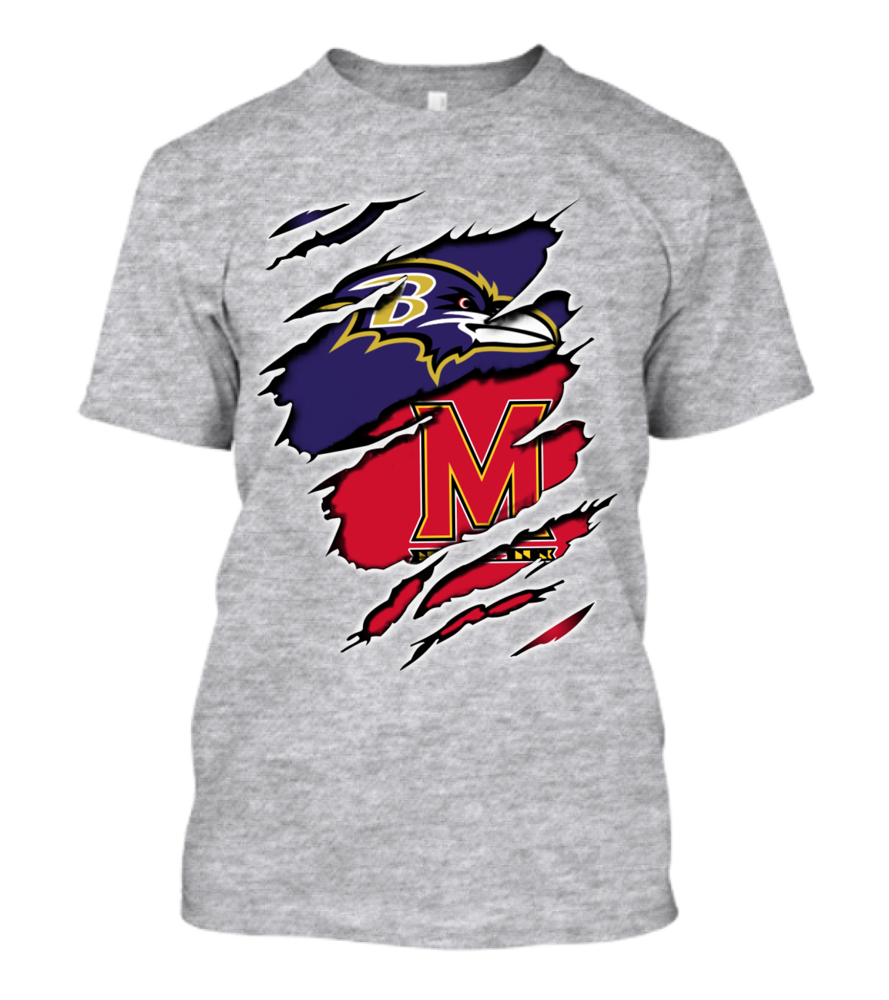 Ravens Baltimore Maryland Football Terps Fans T-Shirt